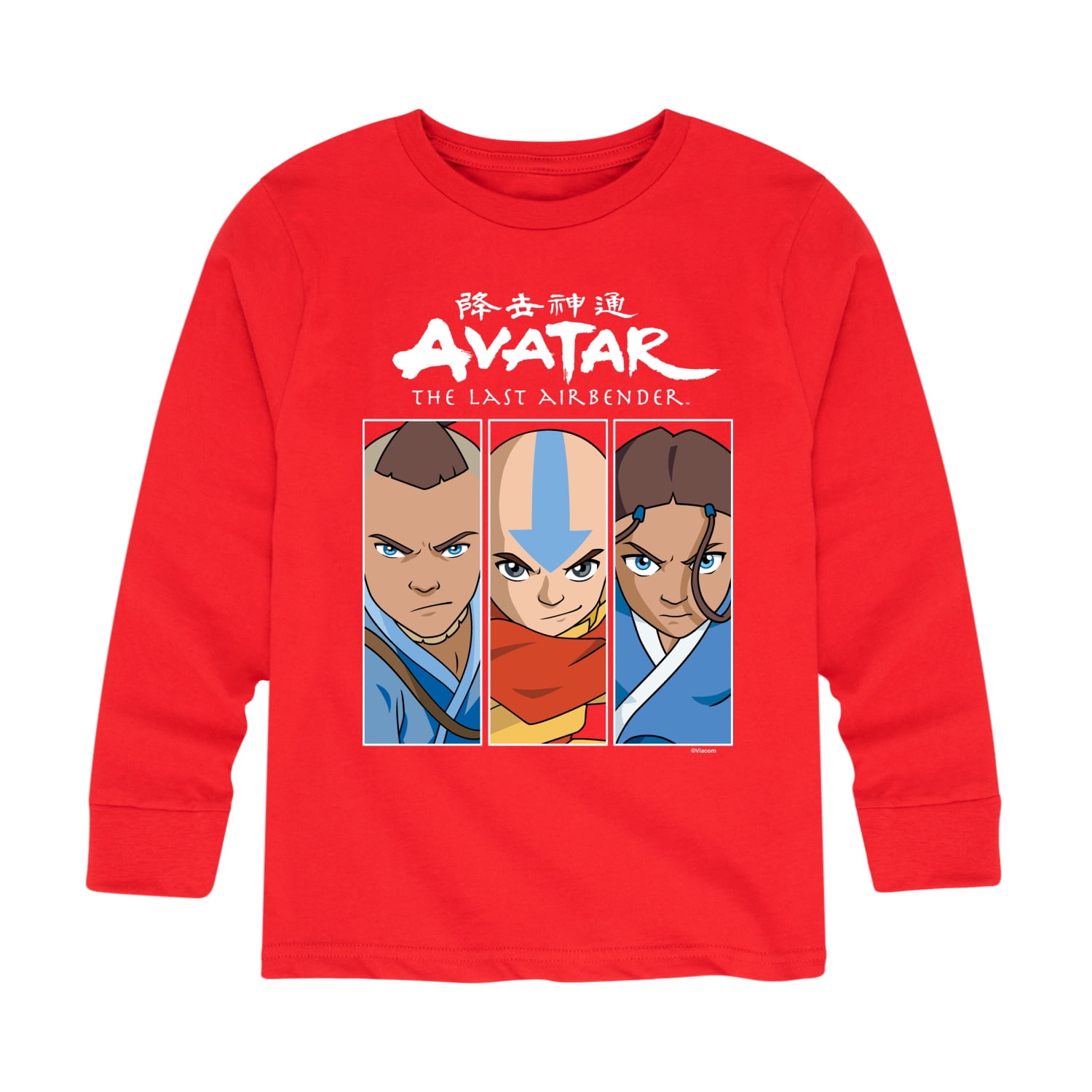 Avatar: The Last Airbender - Sokka Aang Katara - Youth Long Sleeve ...