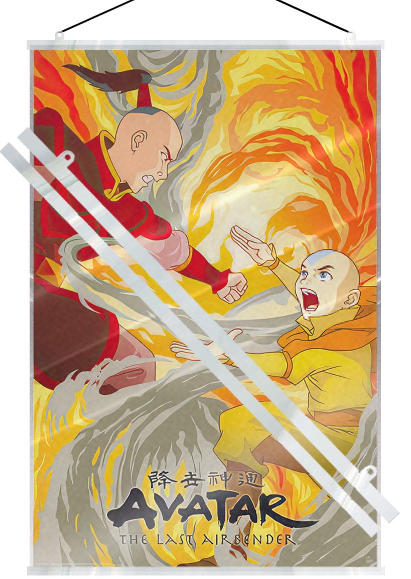 Avatar: The Last Airbender - TV Show Poster (Aang vs. Zuko) (Size: 24 ...