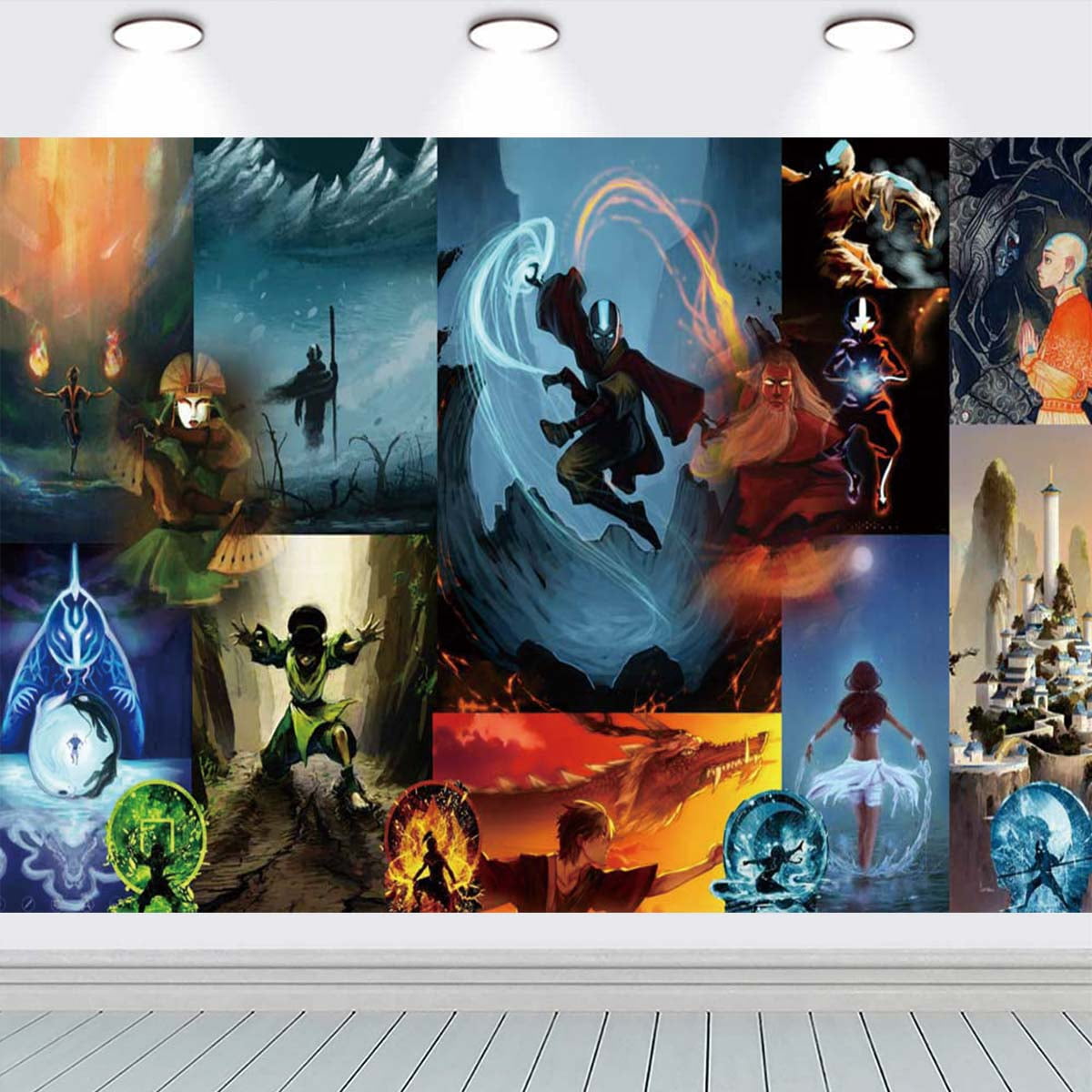 Avatar The Last Airbender Taspestry Poster Banner Backdrop Background ...