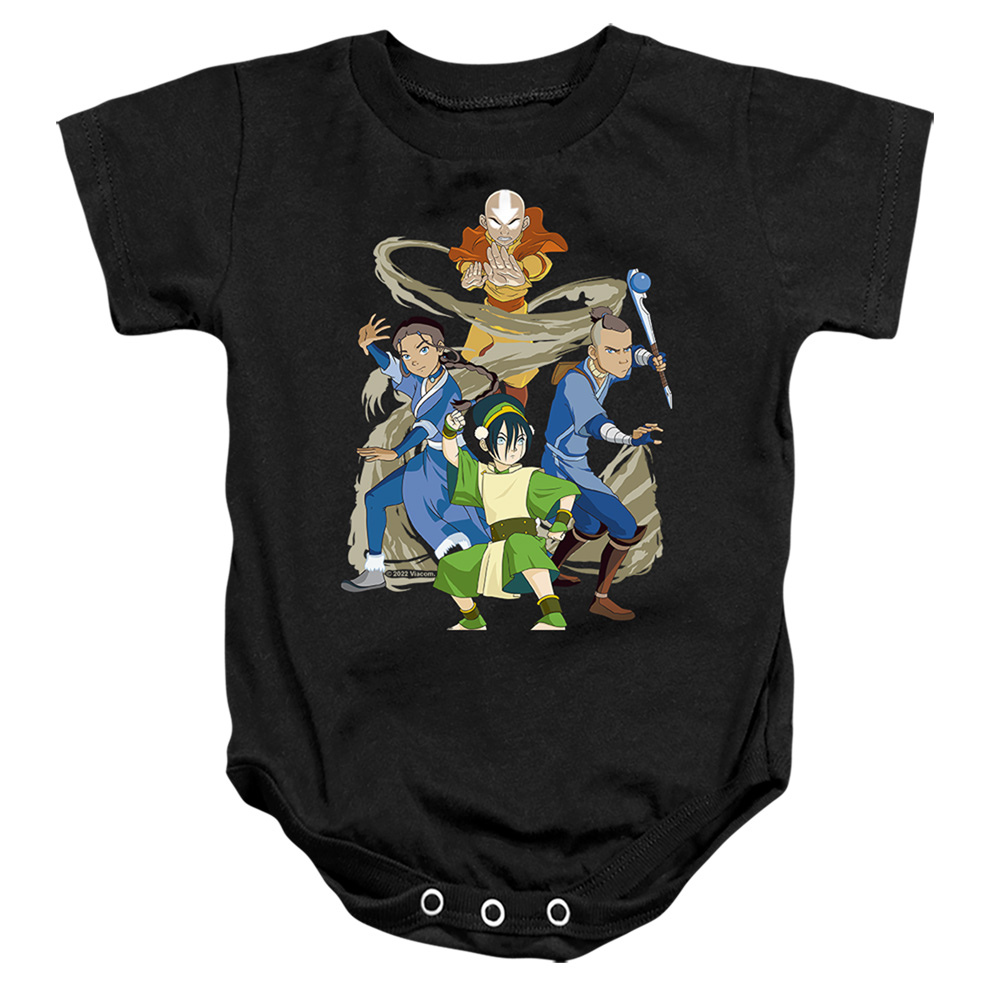 Avatar The Last Airbender Team Avatar Elements Unisex Infant Snap Suit ...