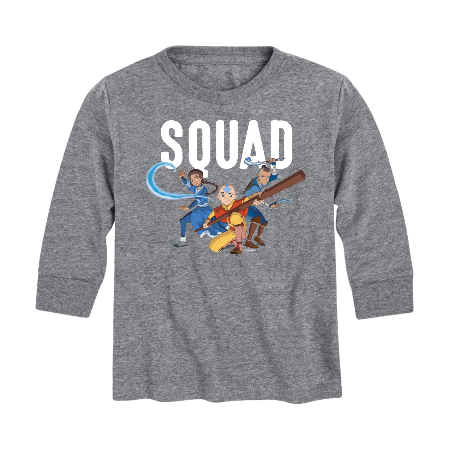 Avatar: The Last Airbender - Trio Squad - Youth Long Sleeve Graphic T ...