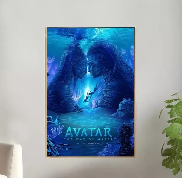 Avatar The Way Of Water Movie Poster, Wall Art Painting Living Room ...