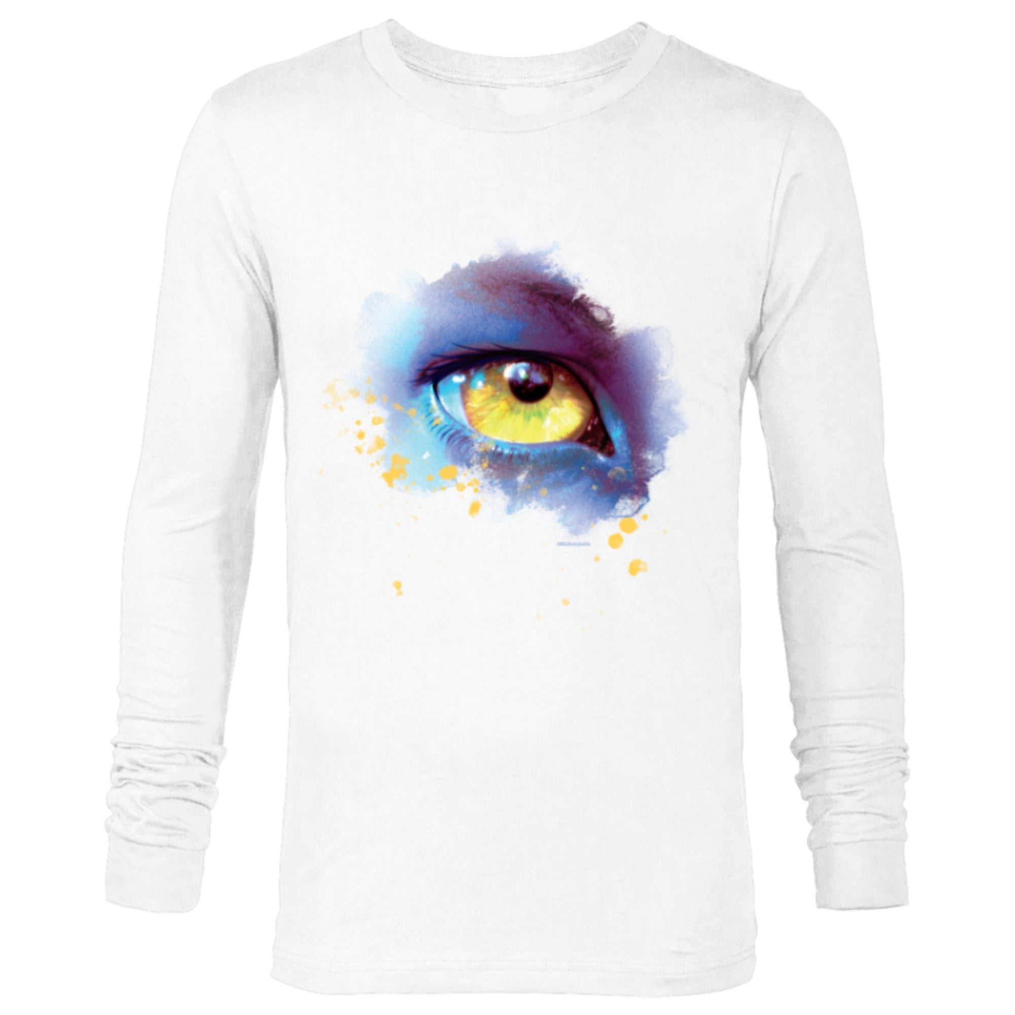 Avatar: The Way of Water Na’vi Golden Eye Watercolor - Long Sleeve T ...