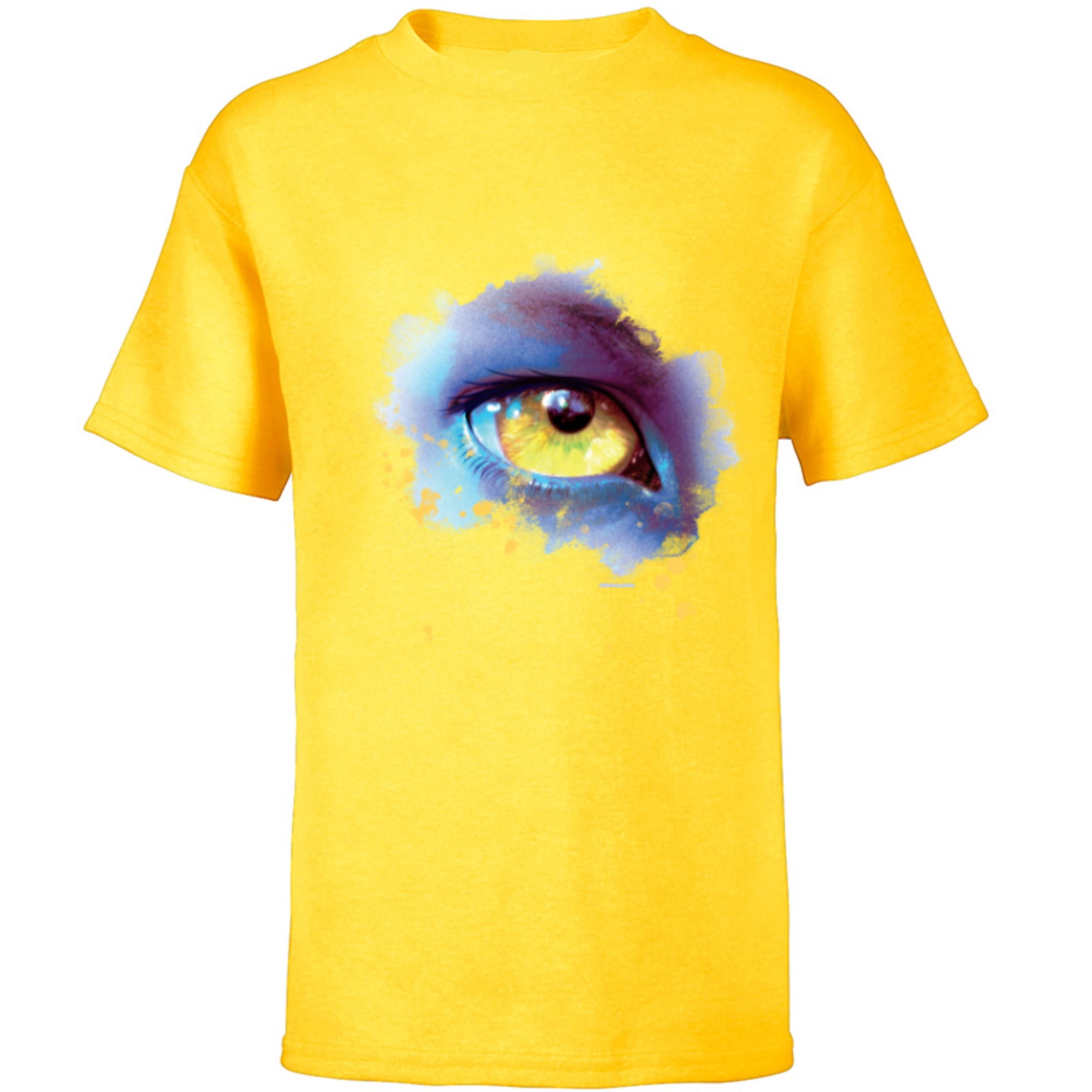 Avatar: The Way of Water Na’vi Golden Eye Watercolor - Short Sleeve T ...