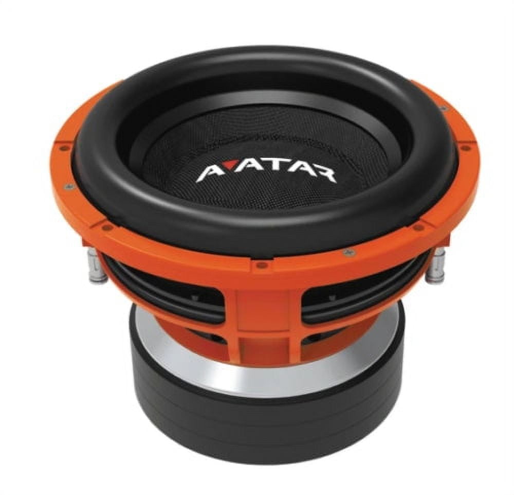 "Avatar Tsunami Orange 6000 Watts Peak 2-Ohm 12"" Car Subwoofer STU ...