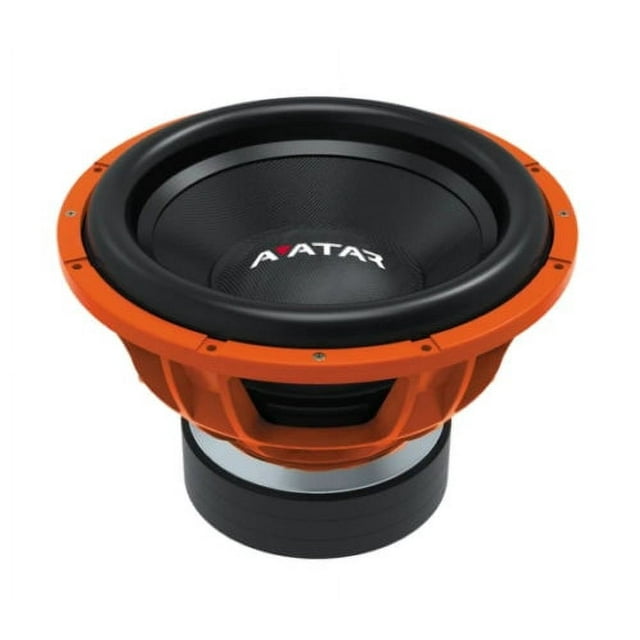 "Avatar Tsunami Orange 15"" 6000 Watts Peak 1-Ohm Subwoofer, STU-1546 ...