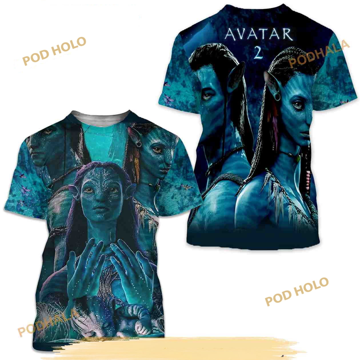Avatar Water Art 3D Shirt, Avatar Pandora Flight Of Passage Tees ...