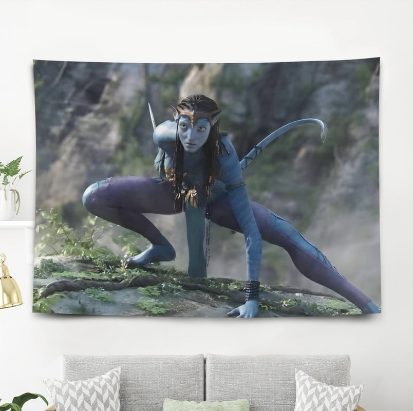 Avatar pattern wall hanging 50*60 inches high-quality peach skin velvet ...