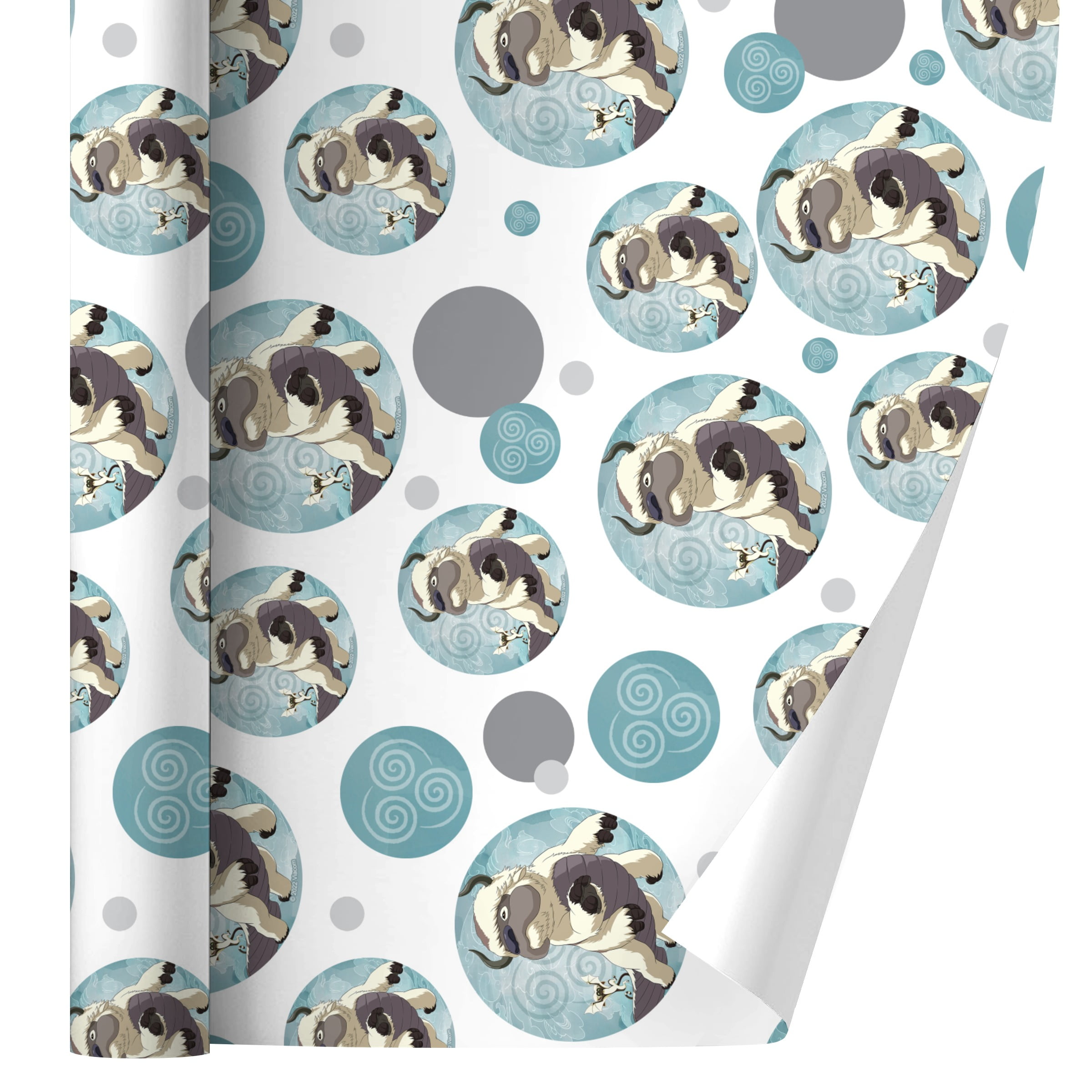 Avatar the Last Airbender Appa & Momo Gift Wrap Wrapping Paper Roll ...