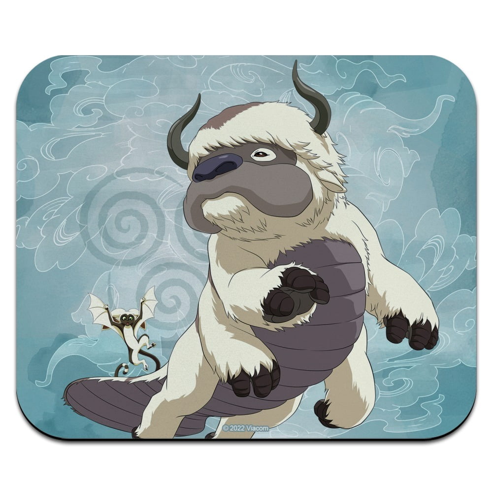 Avatar the Last Airbender Appa & Momo Low Profile Thin Mouse Pad ...