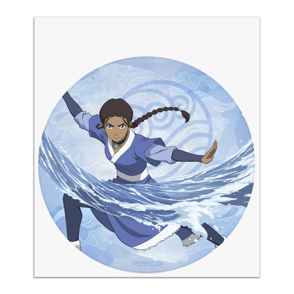 Avatar the Last Airbender Katara Automotive Car Window Locker Circle ...