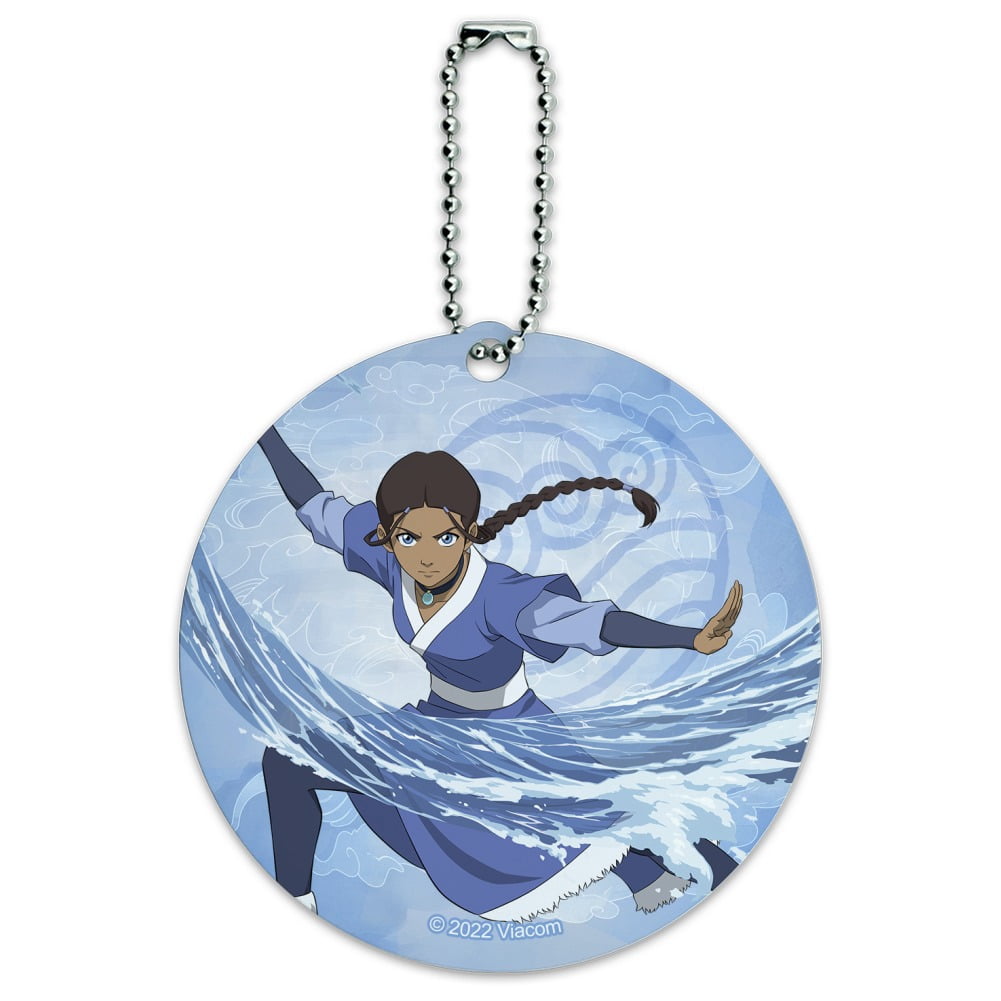 Avatar the Last Airbender Katara Round Luggage ID Tag Card Suitcase ...