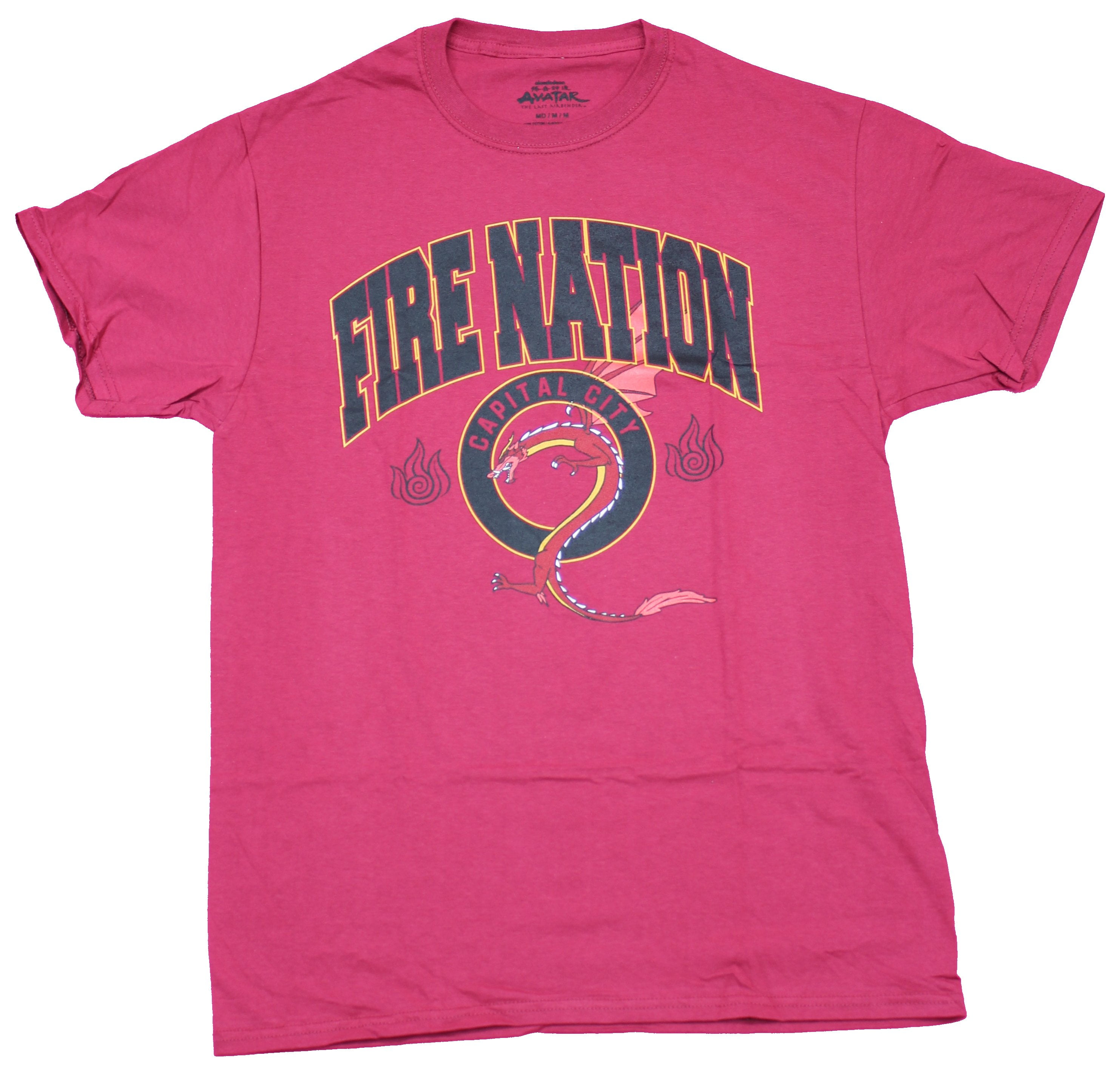 Avatar the Last Airbender Mens T-Shirt - Fire Nation Capital City ...