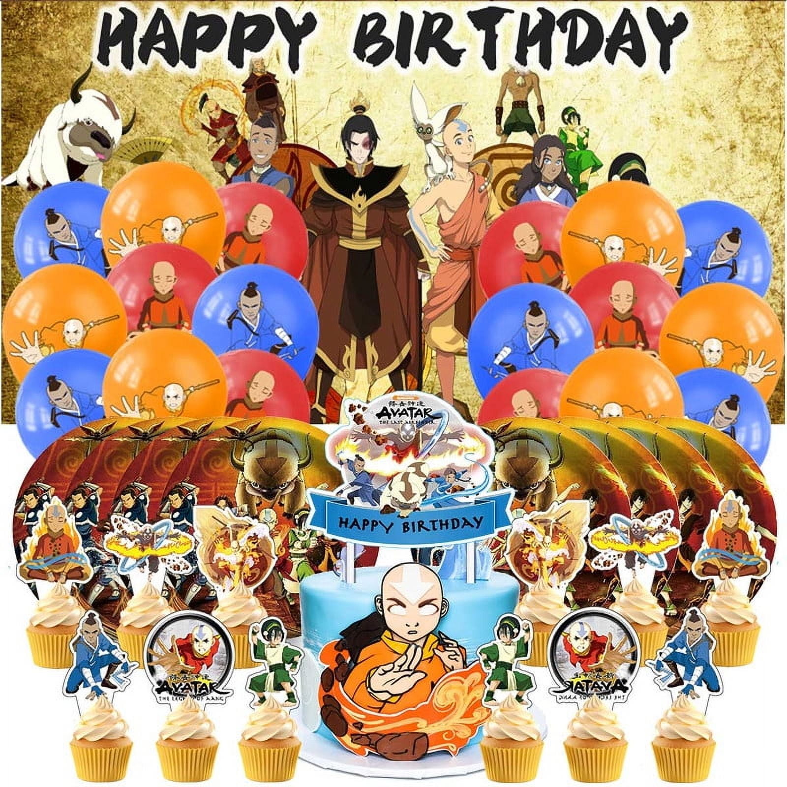 avatar the last airbender Birthday Party Supplies Balloons Plates ...