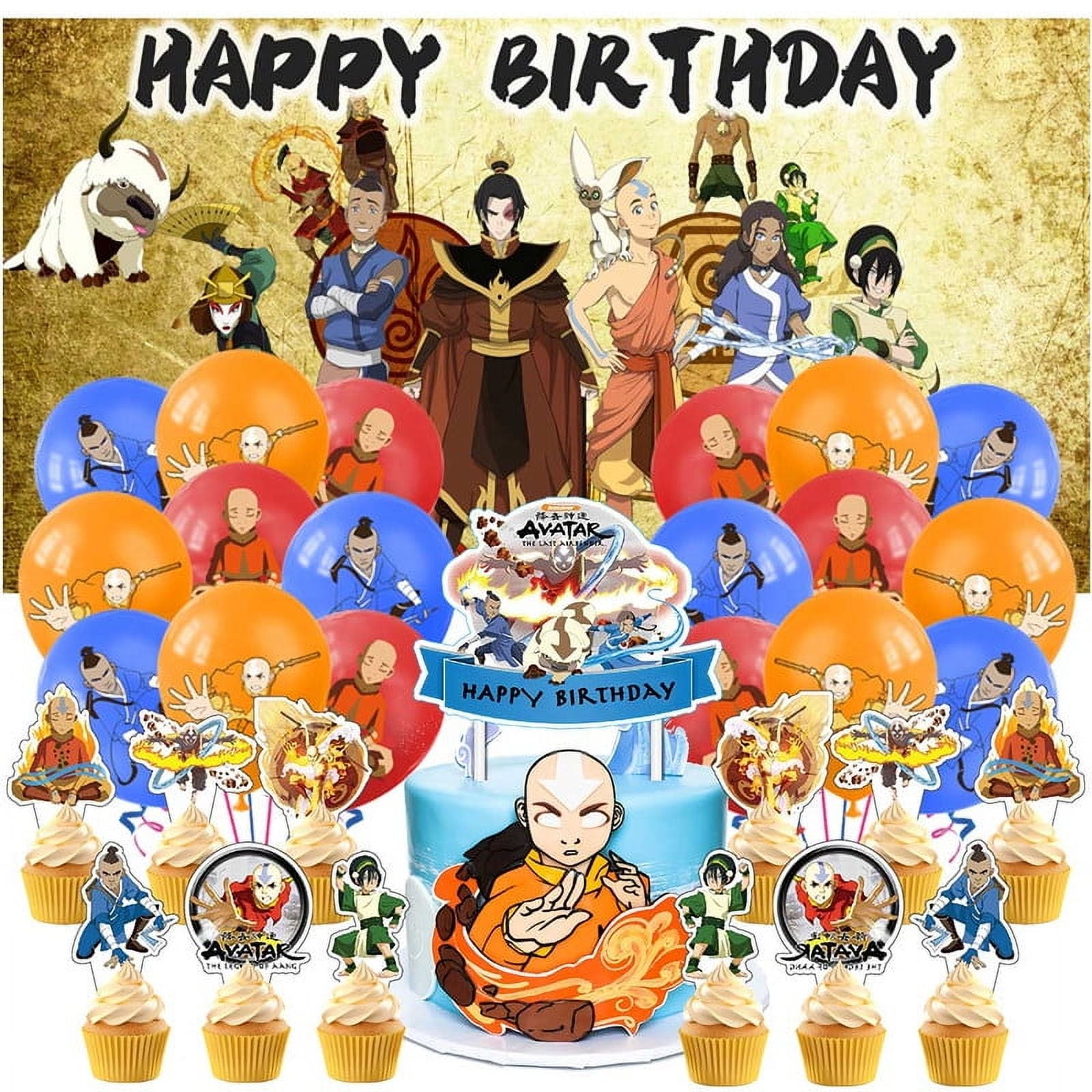 Avatar the Last Airbender Party Supplies Decor Birthday Banner Backdrop ...