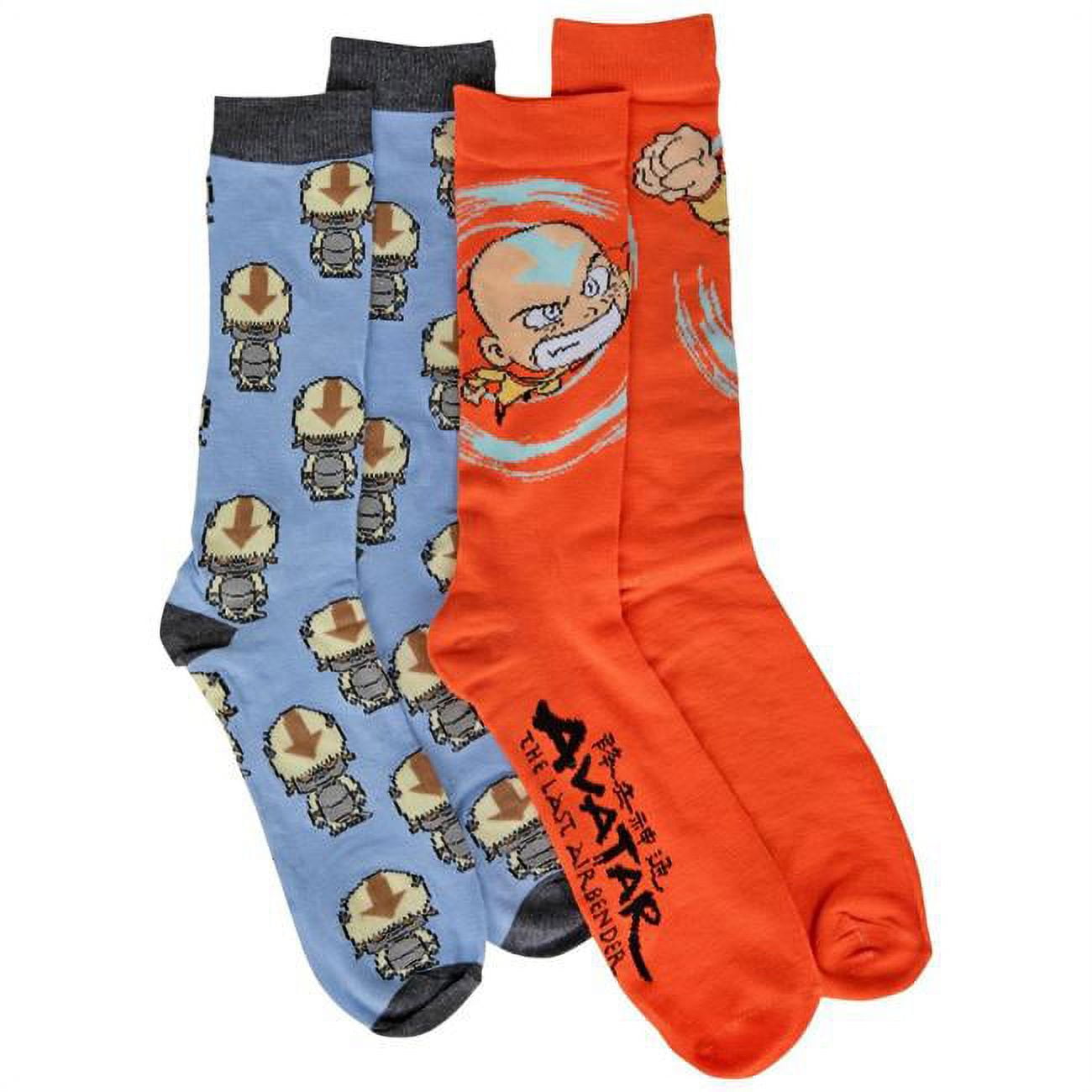 Avatar the Last Airbender The Last Airbender Pack of Crew Socks, Set of ...