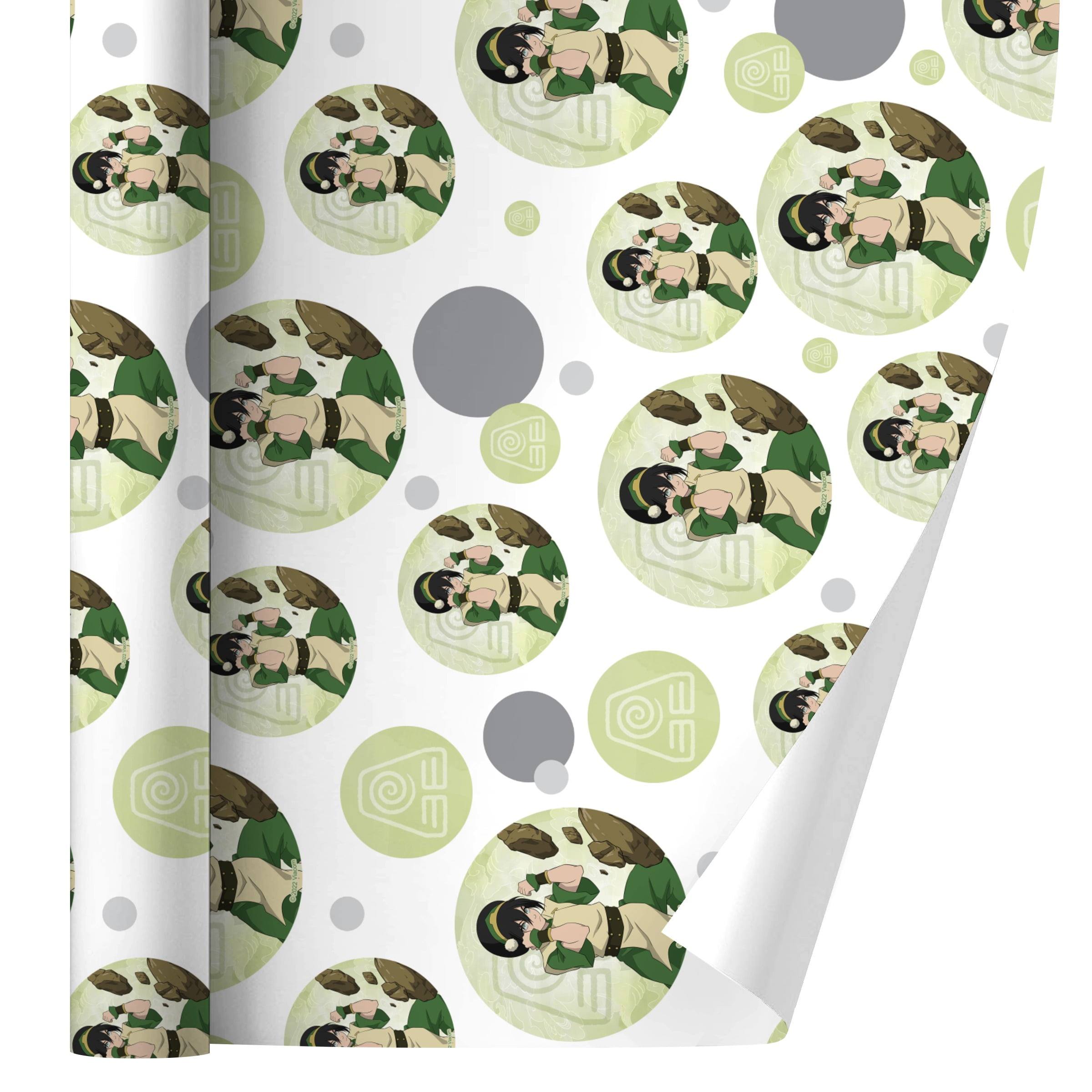 Avatar the Last Airbender Toph Gift Wrap Wrapping Paper Roll - Walmart.com