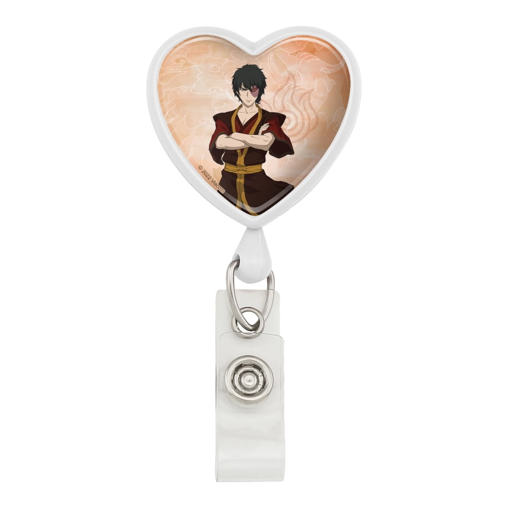 Avatar the Last Airbender Zuko Heart Lanyard Retractable Reel Badge ID ...