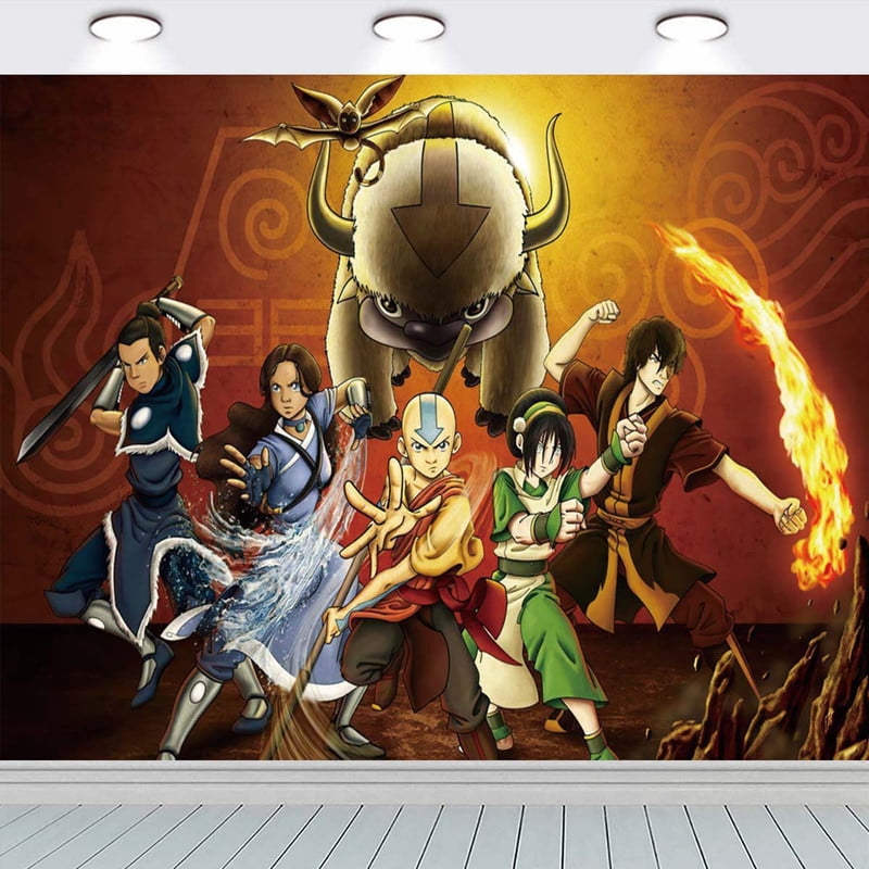 Avatar the last Airbender Party Supplies Background Backdrop Taspestry ...