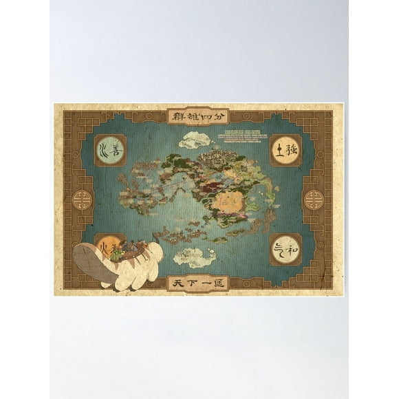 Avatar Last Airbender Map