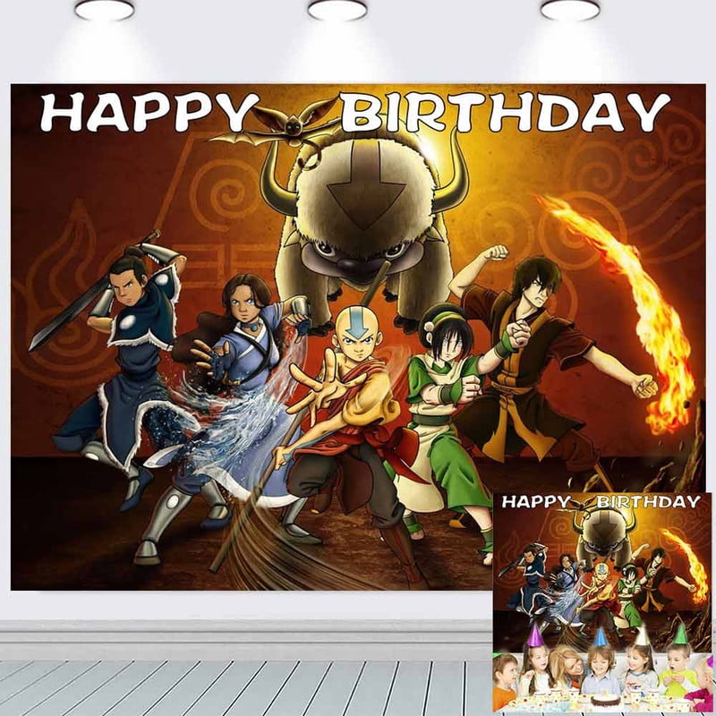 Avatar the last airbender Backdrop Banner Party Supplies Poster Movie ...
