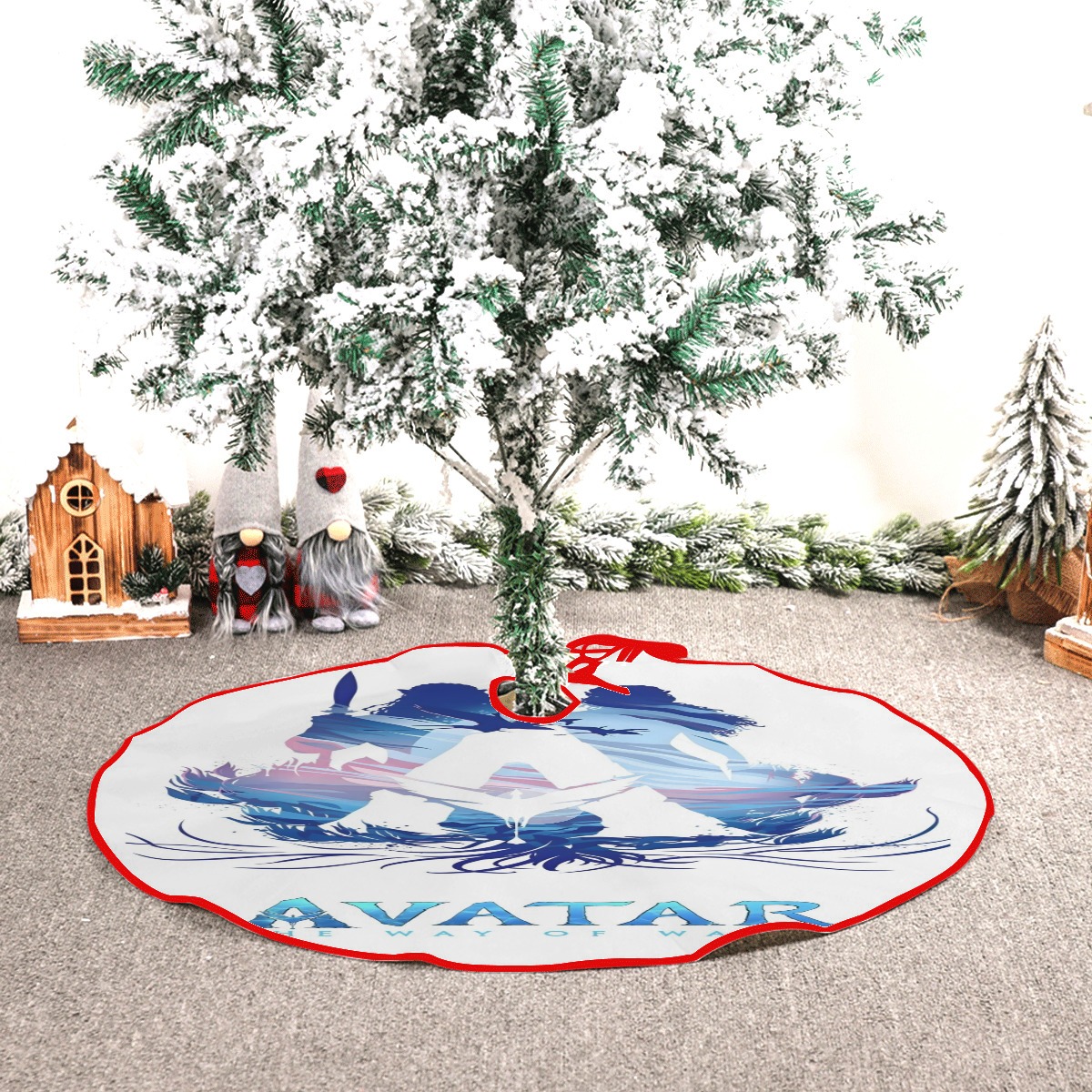 Avatar themed Christmas Tree Skirt 48inch premium collectible decor ...