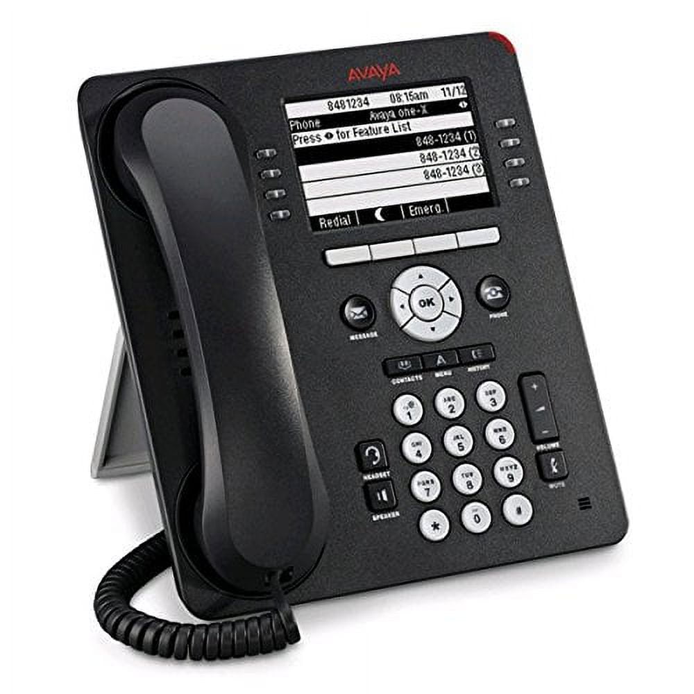 Avaya One-X 9608 IP Phone - Cable - Wall Mountable, Desktop - Gray ...