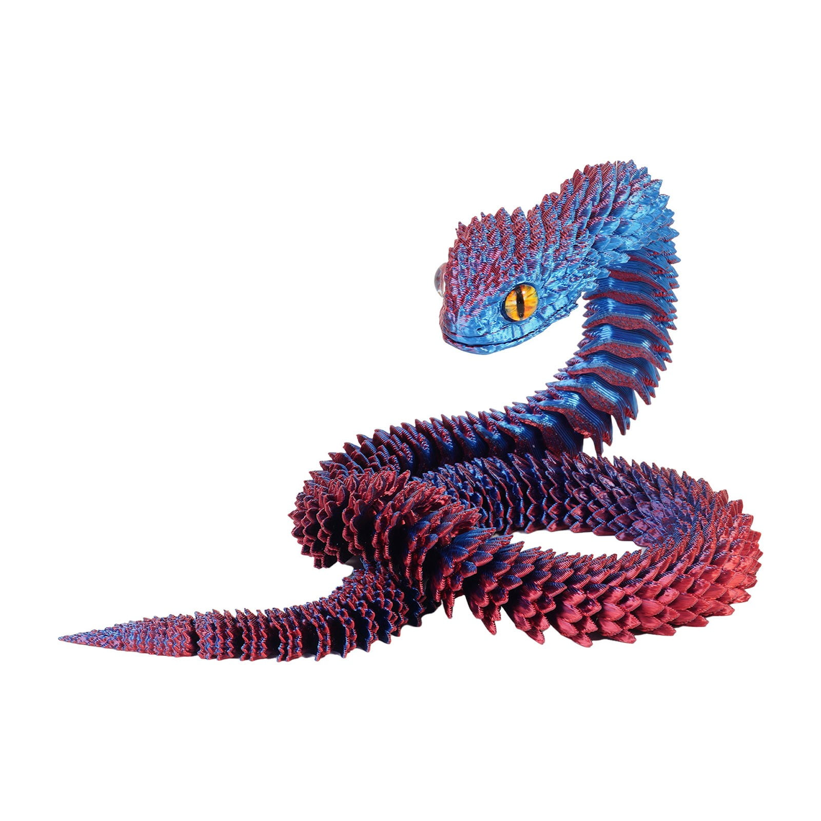 Avdjesfny 3D Printed Snake, Articulated 3D Printed Animals Model Decor ...