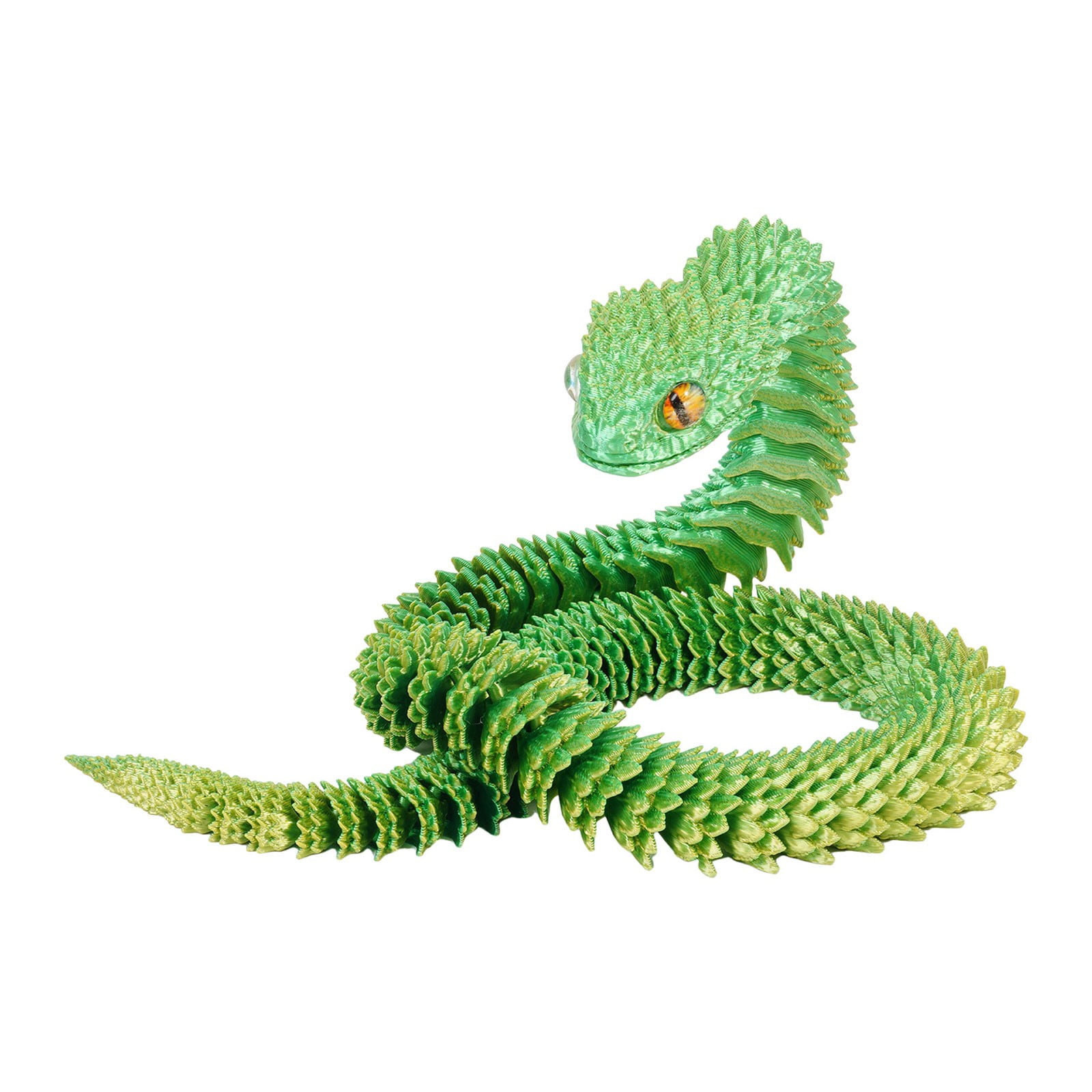 Avdjesfny 3D Printed Snake, Articulated 3D Printed Animals Model Decor ...