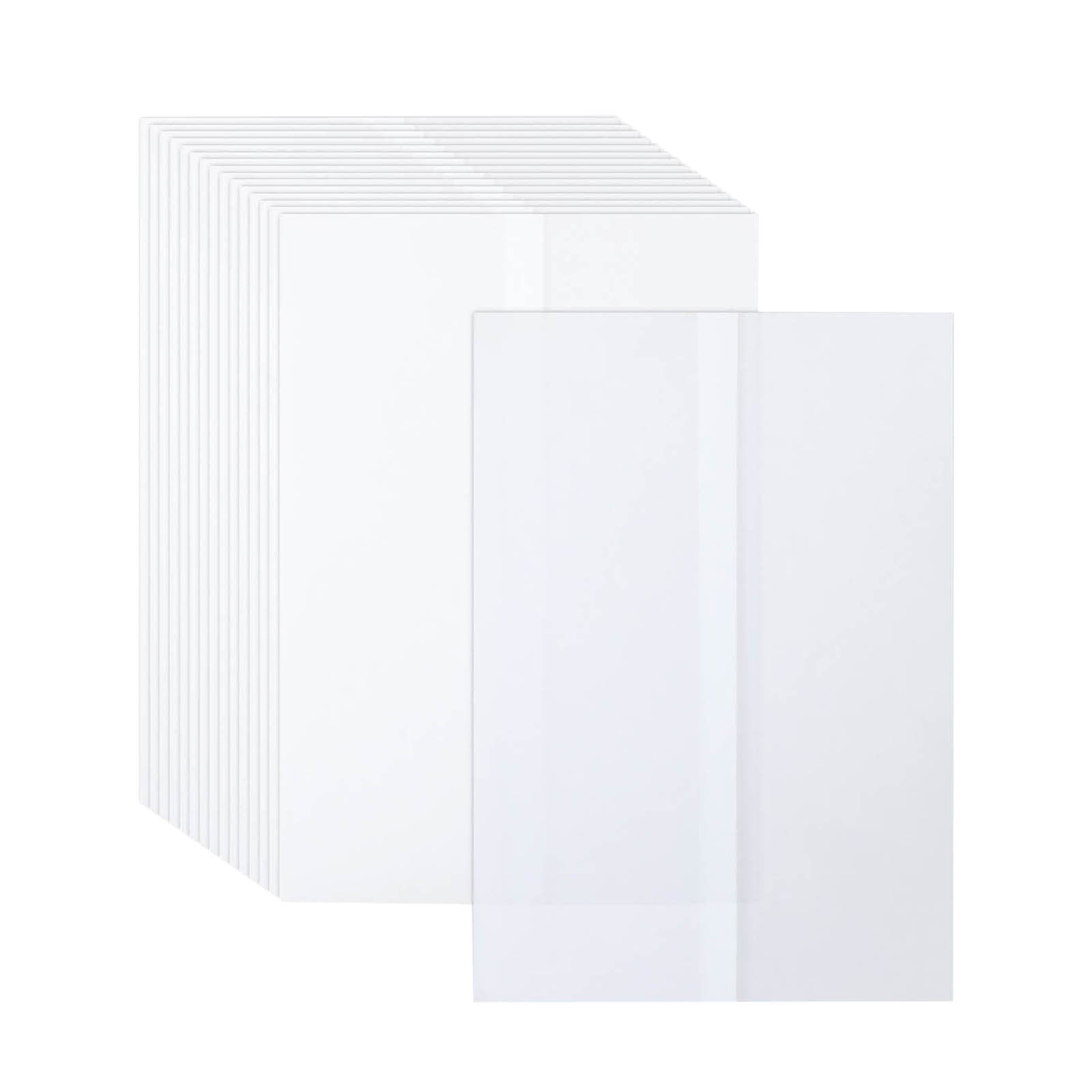 Avdjesfny 50Pcs Pre-Folded Vellum Jackets for 5x7 Invitations ...