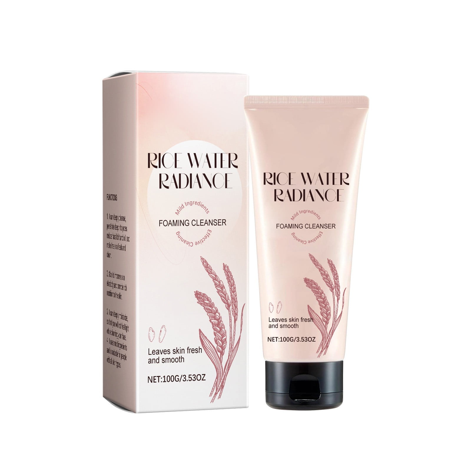 Avdjesfny Cleansing foam 150ml with Rice Water for Brighten the Skin ...