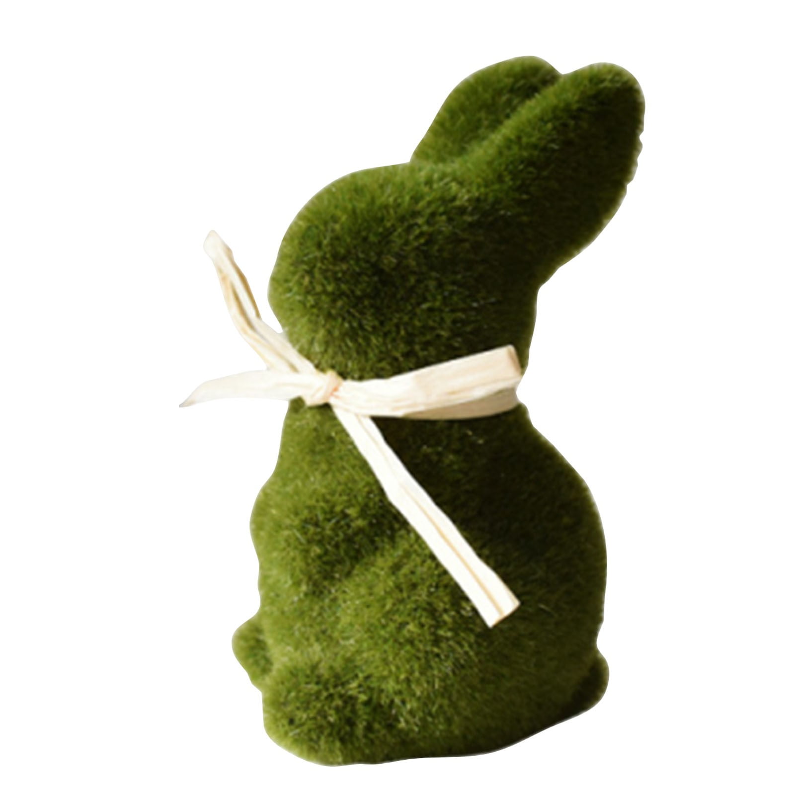 Avdjesfny Flocked Easter Bunny Figurines With Bowtie Easter Holiday ...