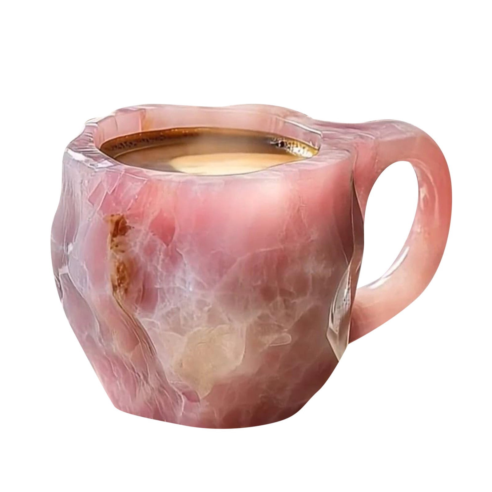 100Pcs Mineral Crystal Coffee Mugs, 8 Colors Crystal Mineral Coffee ...