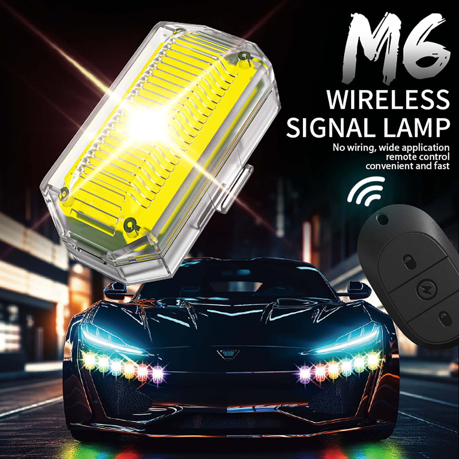 Avdjesfny Motorcycle Lights for Night Riding Motorcycle Warning Light ...