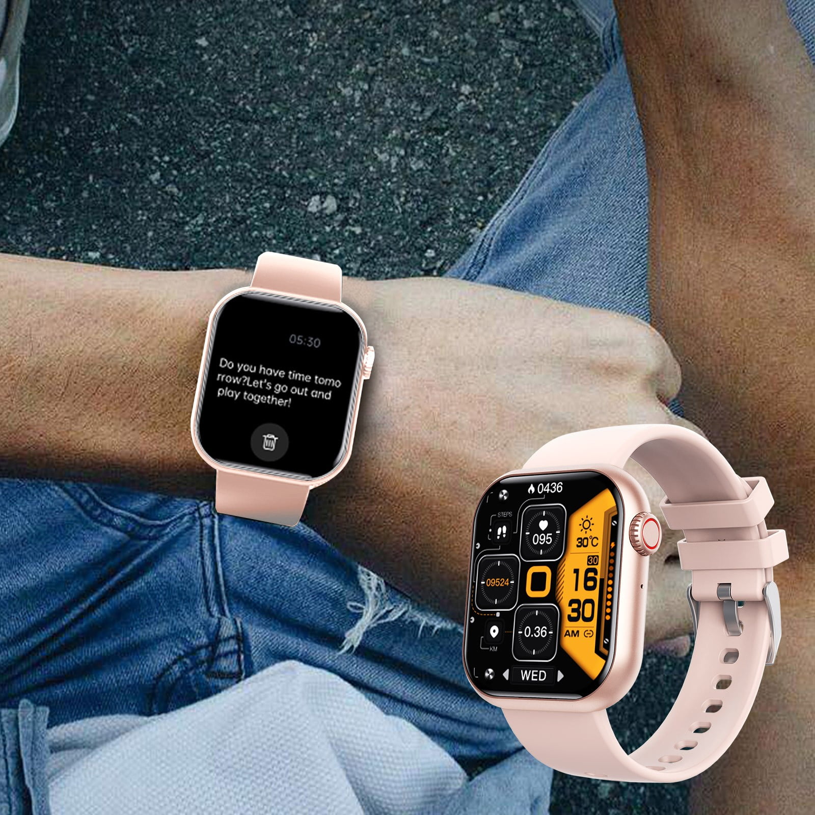 Avdolw 1.91-Inch HD Metal Smartwatch with Bluetooth Calling, Over 50 ...