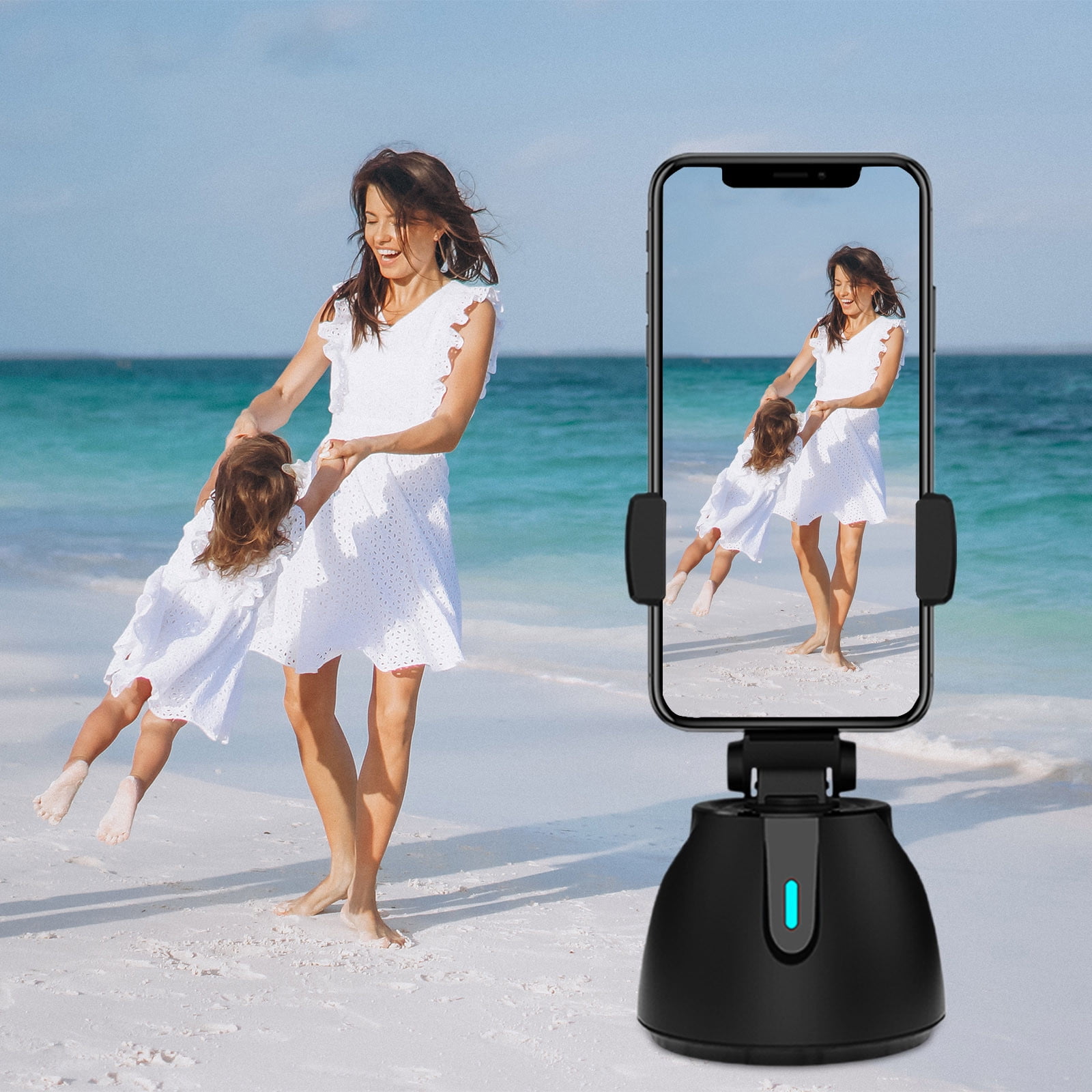 Avdolw 360° Intelligent Face Tracking Camera Head Stand for Desktop ...