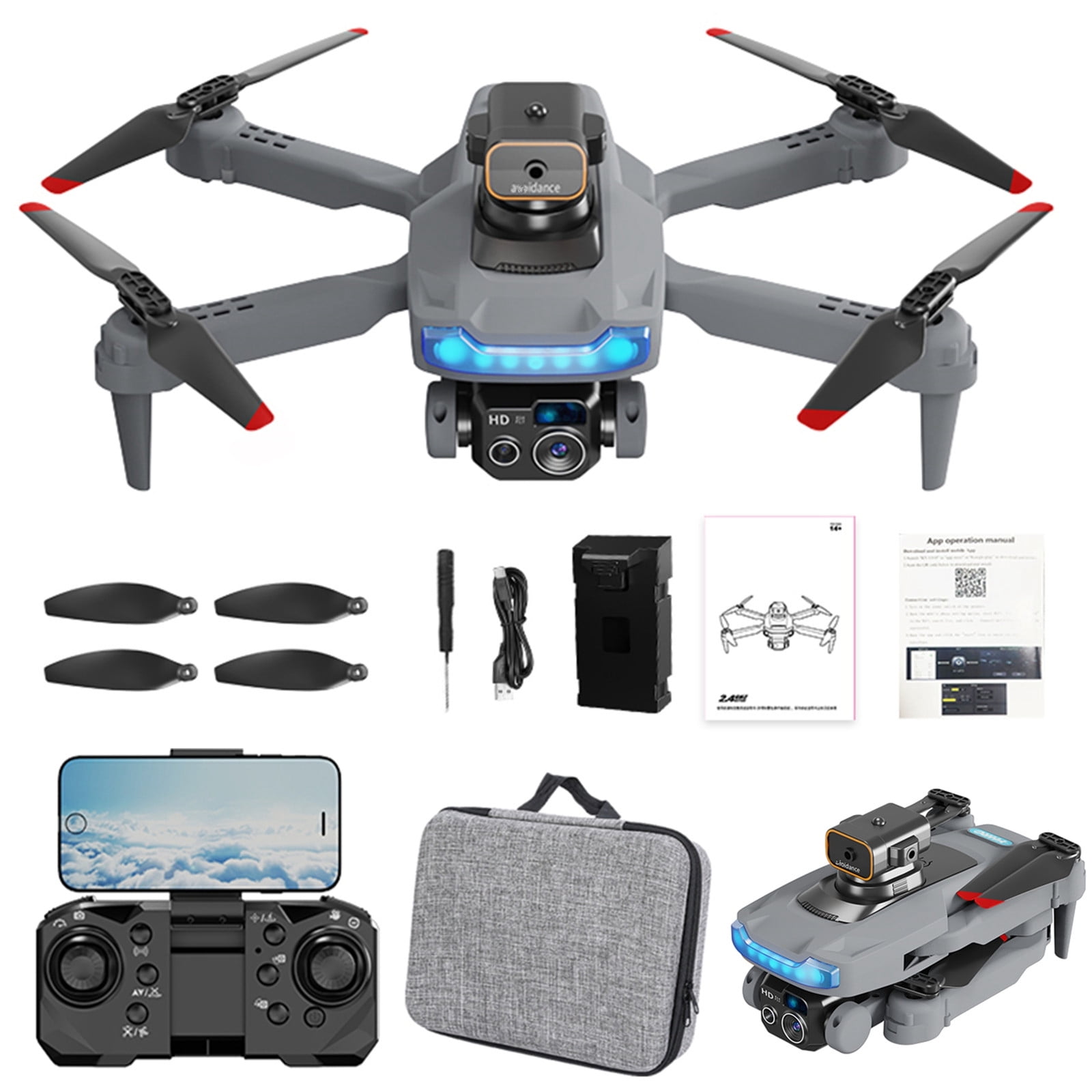 Avdolw 4K HD WiFi FPV Drone with Gesture Control, Obstacle Avoidance ... Avdolw 4K HD WiFi FPV Drone with Gesture Control, Obstacle Avoidance ...