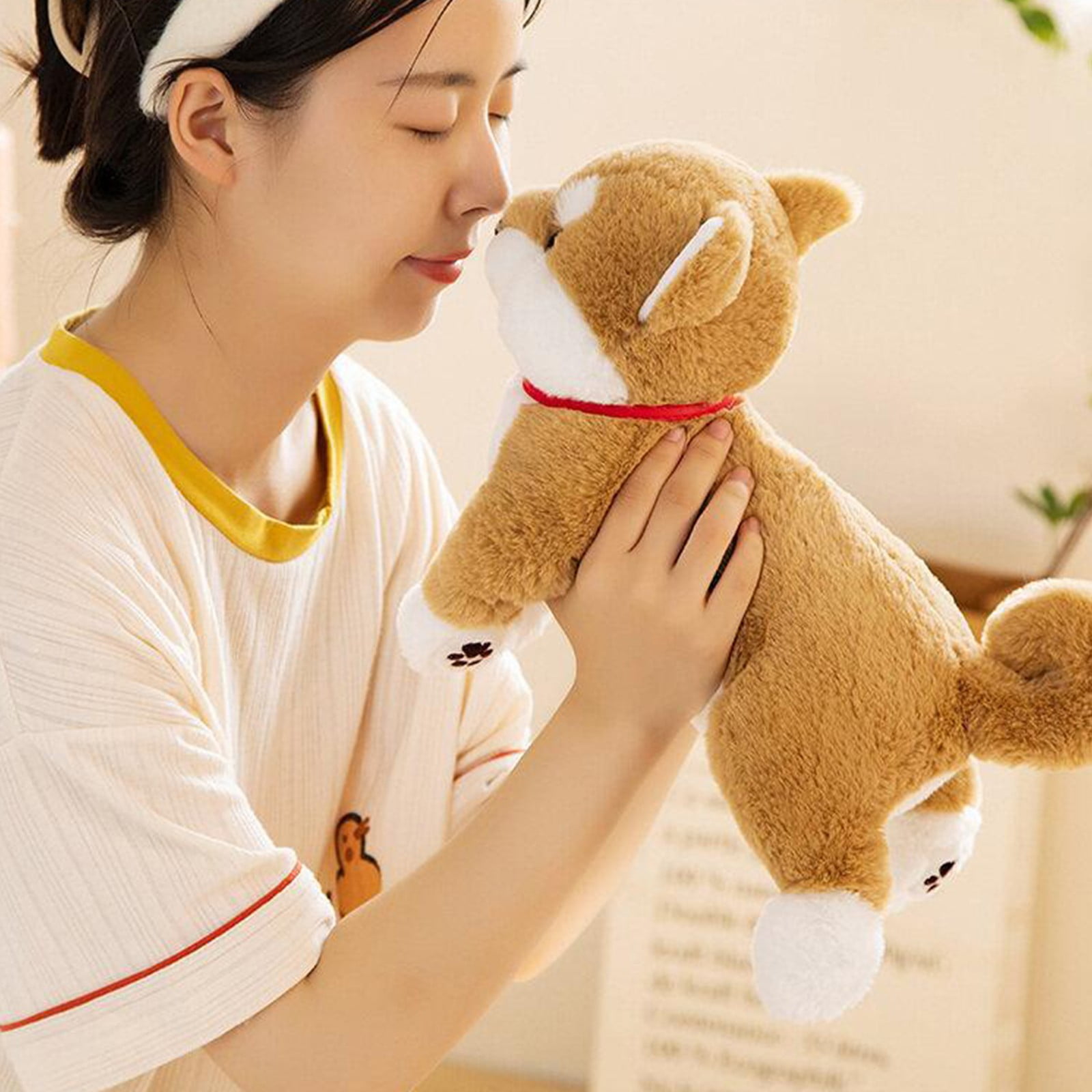 Avdolw 8.7-Inch Cute Plush Puppy Doll - Soft and Realistic Stuffed Wolf ...