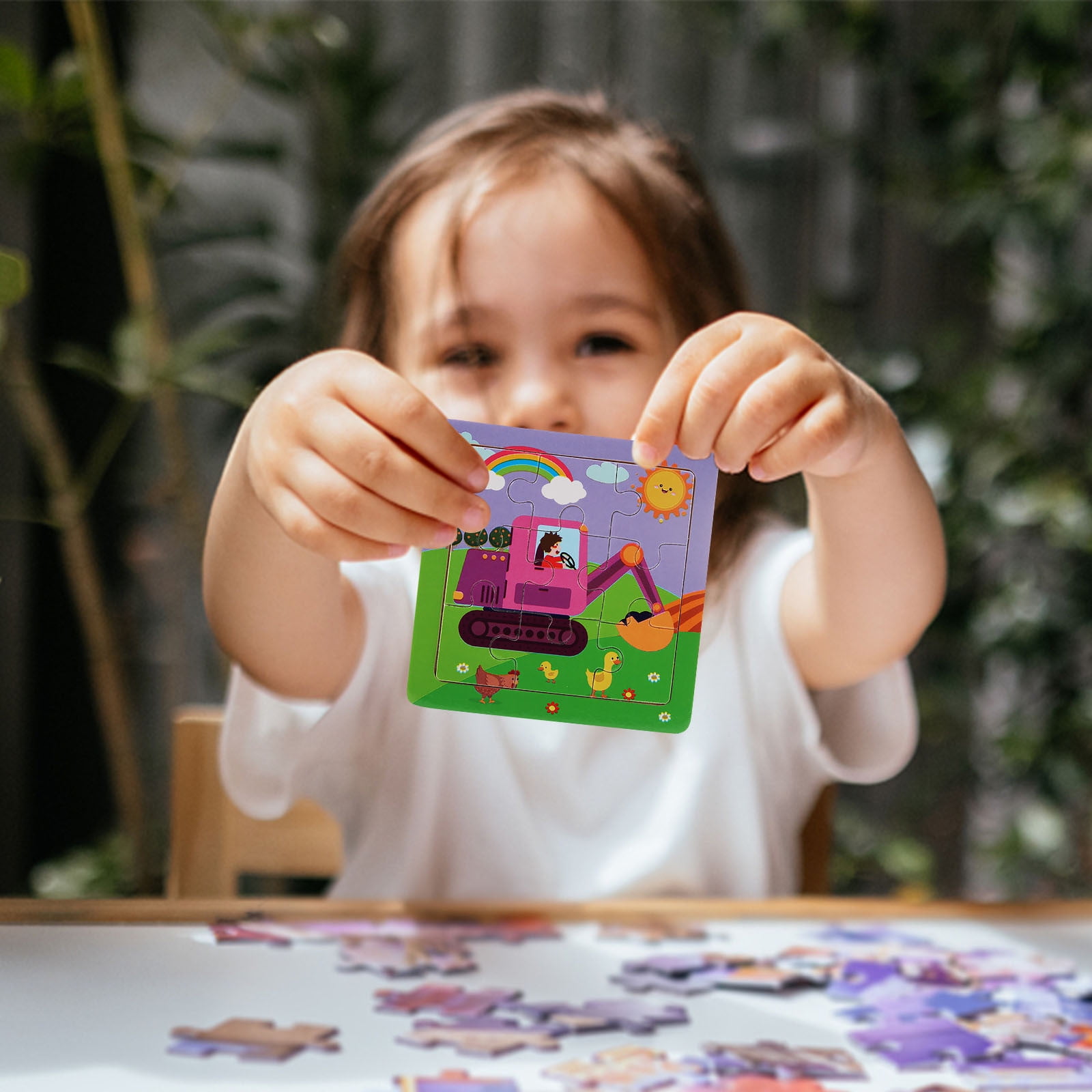 Avdolw 9-Piece Wooden Puzzle for Ages 3-7: Engaging Brain Stimulating ...