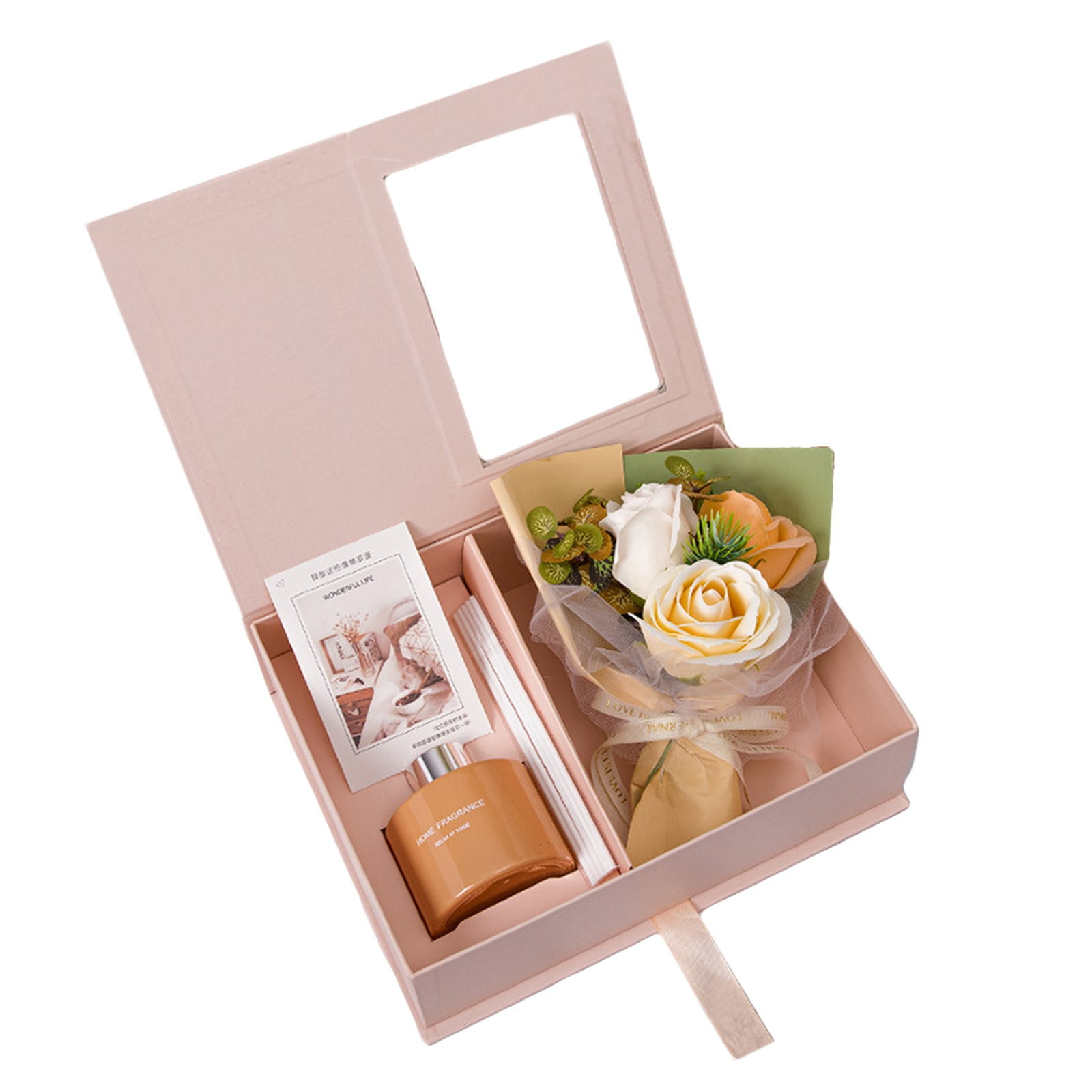 Avdolw Aromatherapy Rose Gift Box Set - Luxurious Spa Basket for Women ...