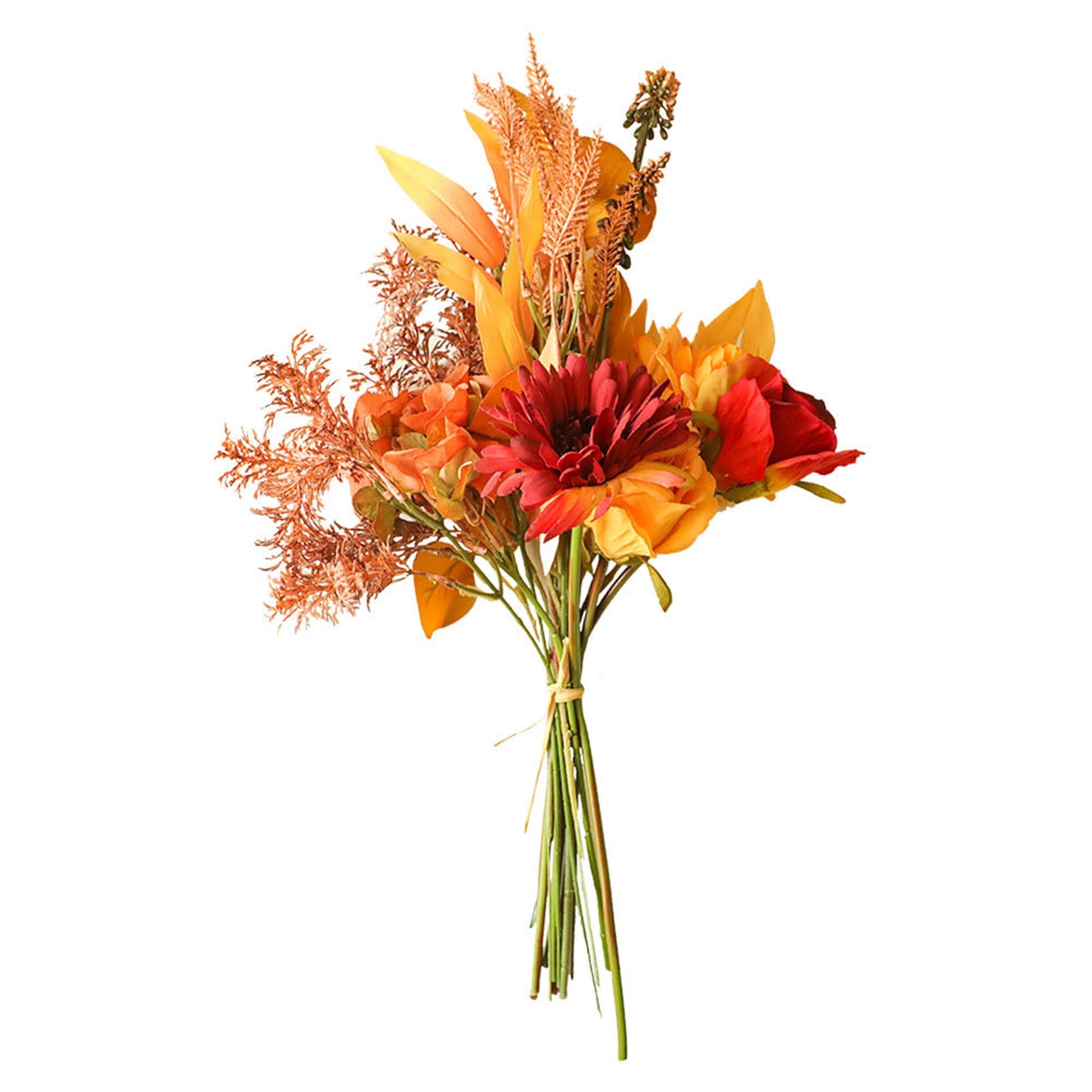 Avdolw Artificial Fall Flower Bouquet - Realistic Autumn Arrangement ...