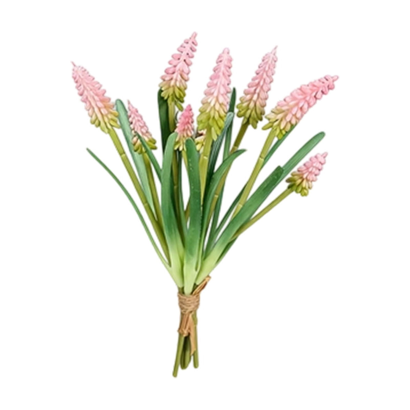 Avdolw Artificial Hyacinth Flowers Faux Bunch - Realistic Silk Floral ...