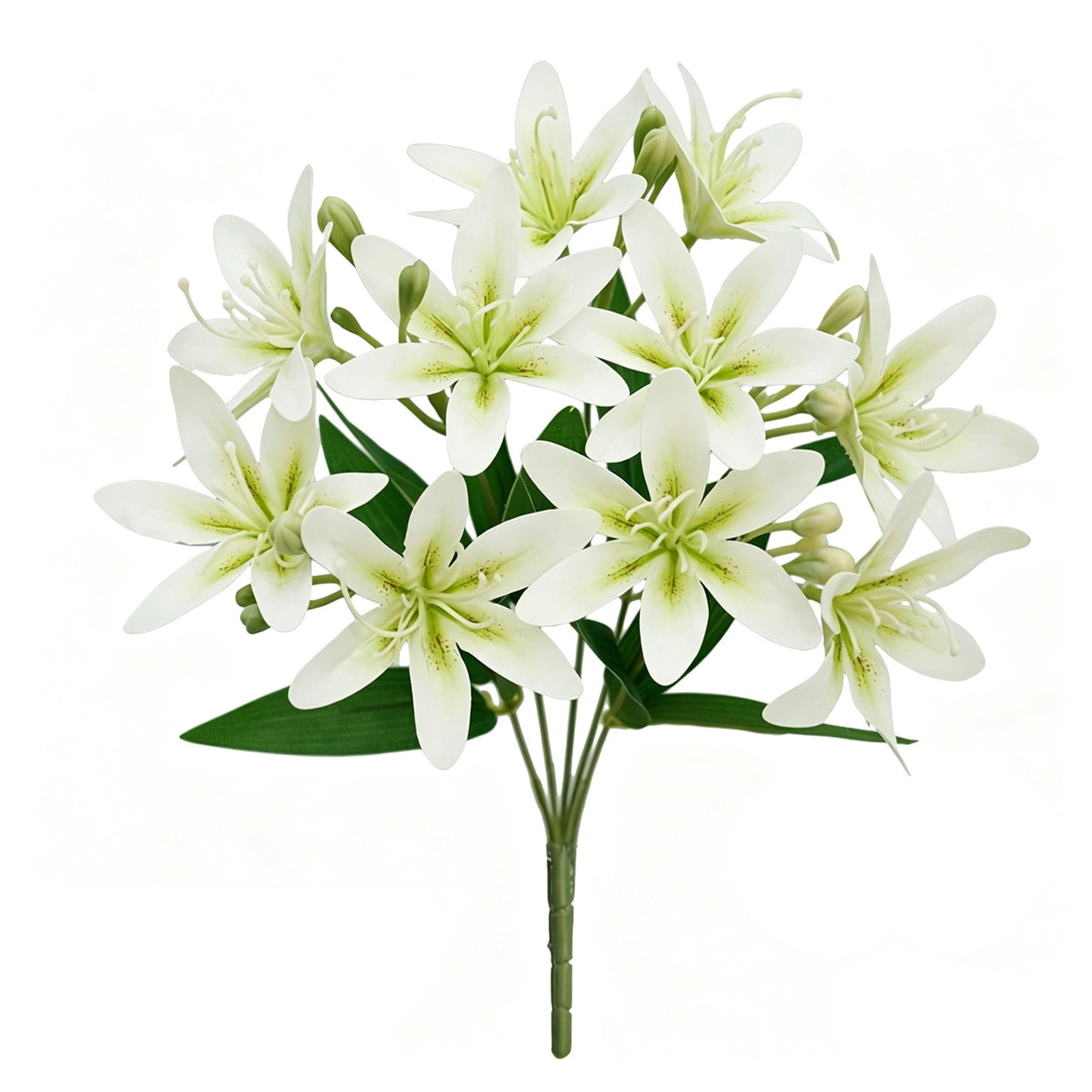 Avdolw Artificial Lily Flower Ornament Maintenance Free Realistic Multi ...