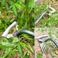 Avdolw Dual Purpose Stainless Steel Garden Weeding Rake Rust Proof ...