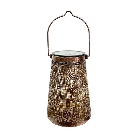 Avdolw Garden Ironwork Hollow Solar Hanging Lamp, Waterproof Outdoor ...