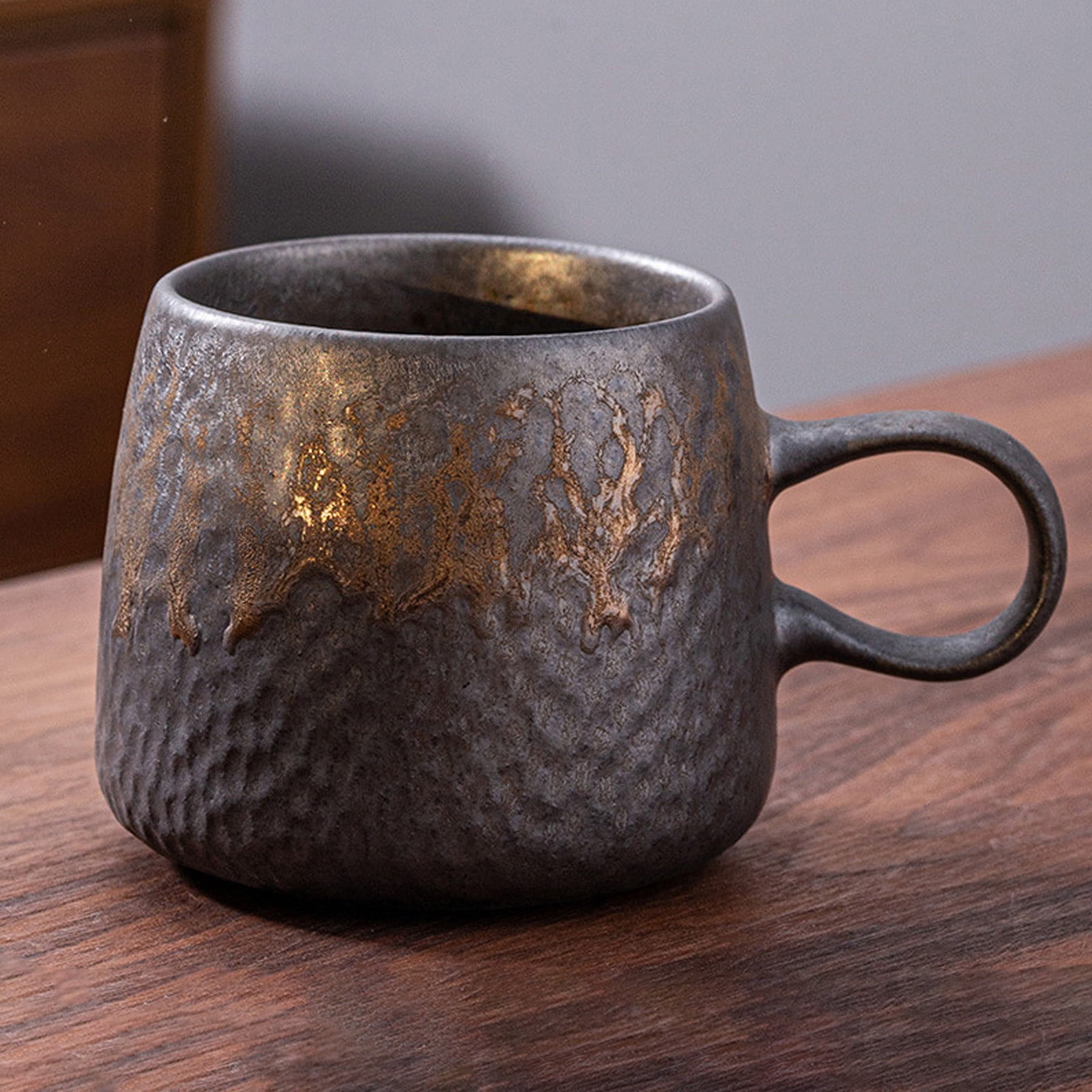 Avdolw Handmade Ceramic Coffee Mugs - Metallic Glaze Cups for Tea, Milk ...