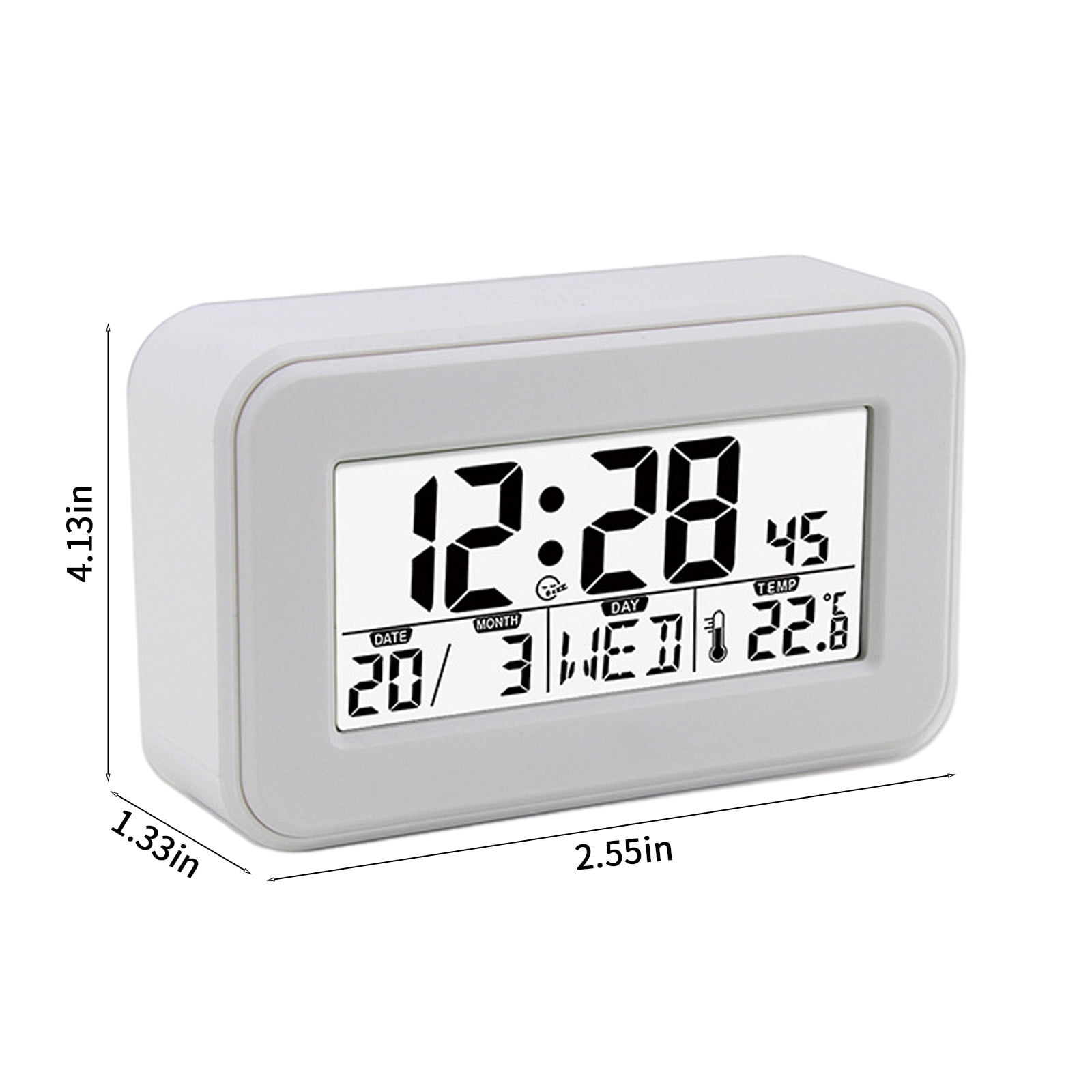 Avdolw Home LCD Digital Display Clock with Large Screen, Children and ...