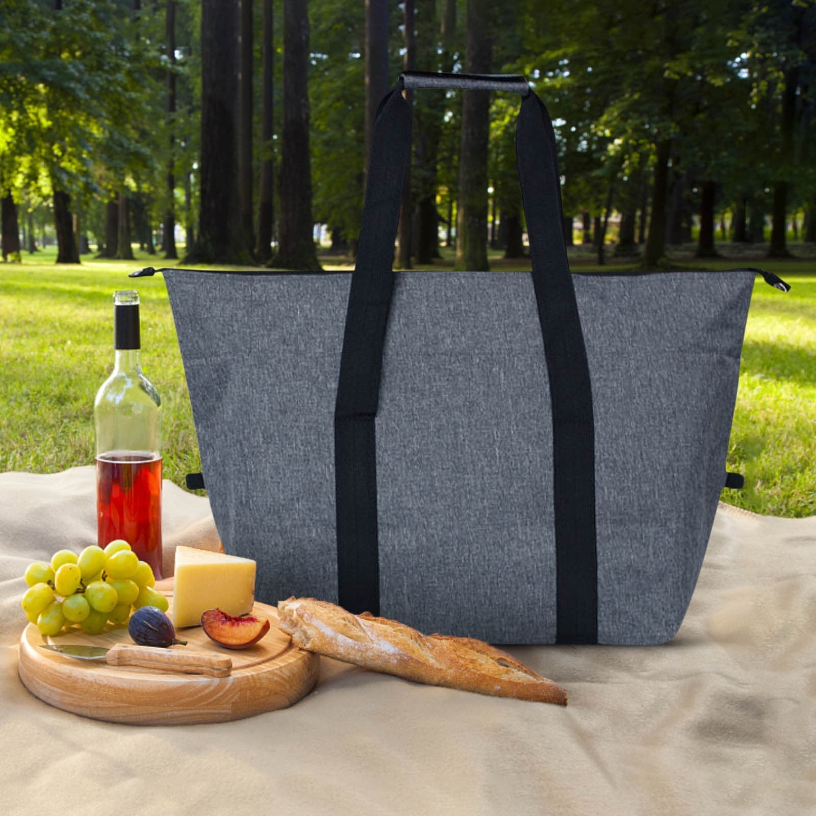 Avdolw Insulated Shopping Cooler Bags with Zippered Top for Groceries ...