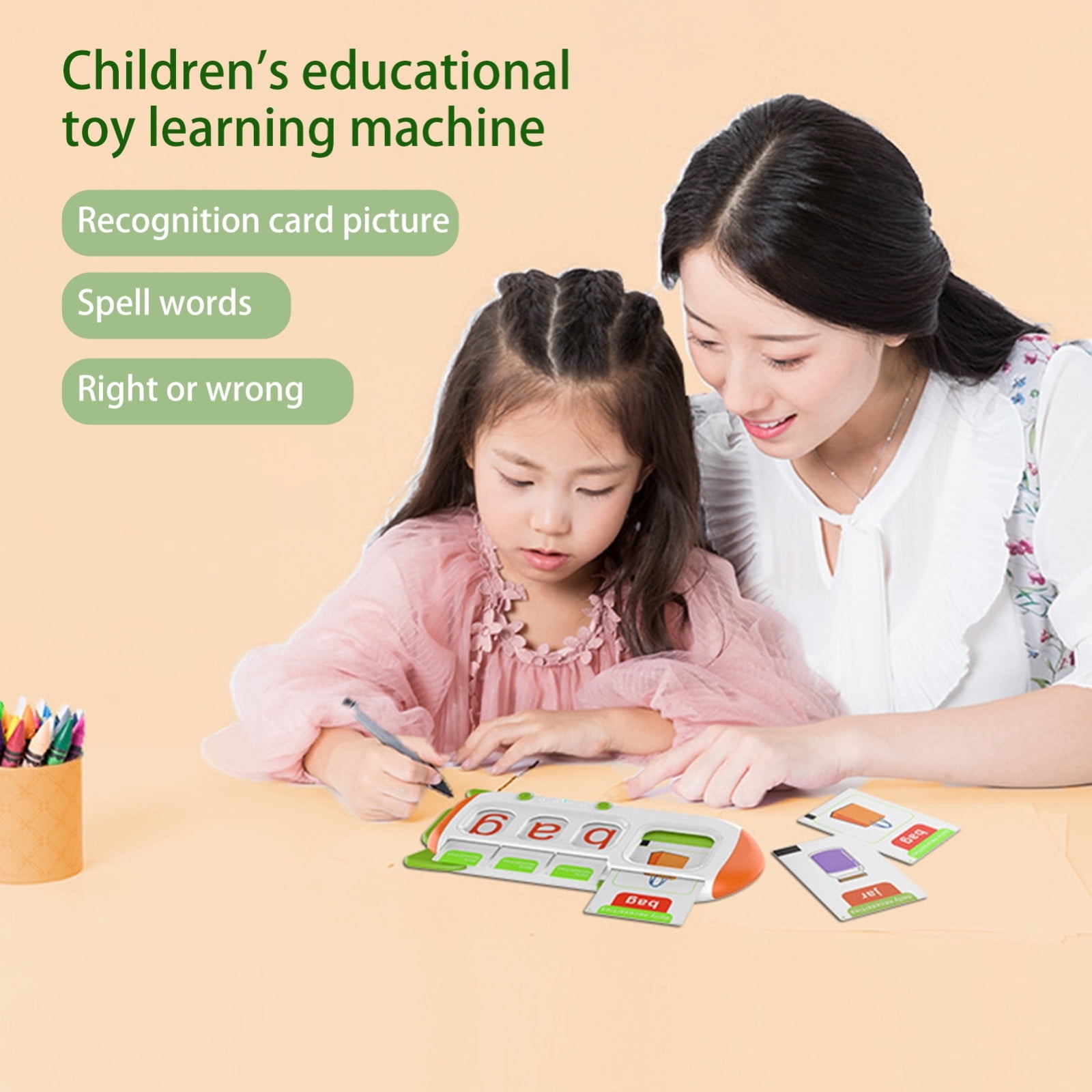 Avdolw Interactive English Learning Card Reader for Toddlers - Early ...