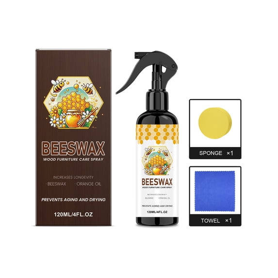 Avdolw Natural Beeswax Wood Furniture Polish Spray – Restores ...